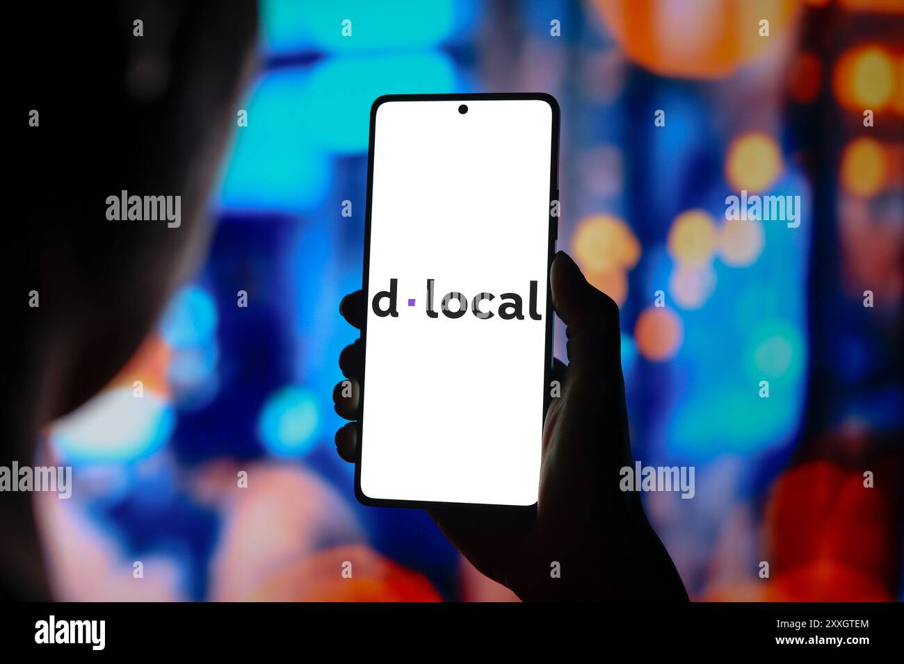 In this photo illustration, the DLocal Limited logo is displayed on a ...