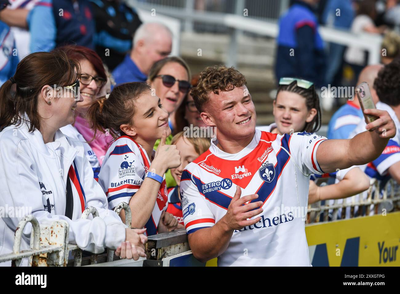 Wakefield, England - 18th August 2024 - Wakefield Trinity's Harvey ...