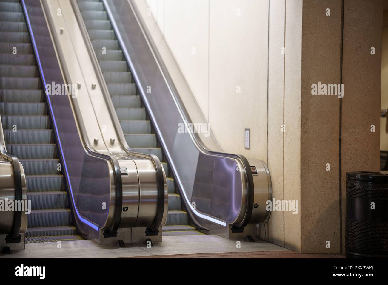 Stock photo of an office building escalator Stock Photo - Alamy