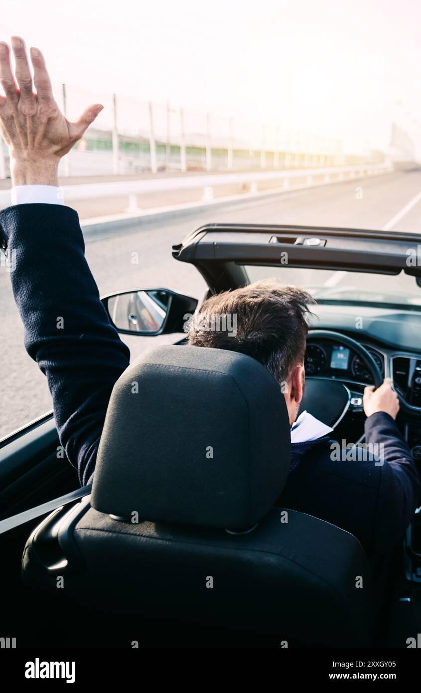 Happy road trip california car hi-res stock photography and images - Alamy