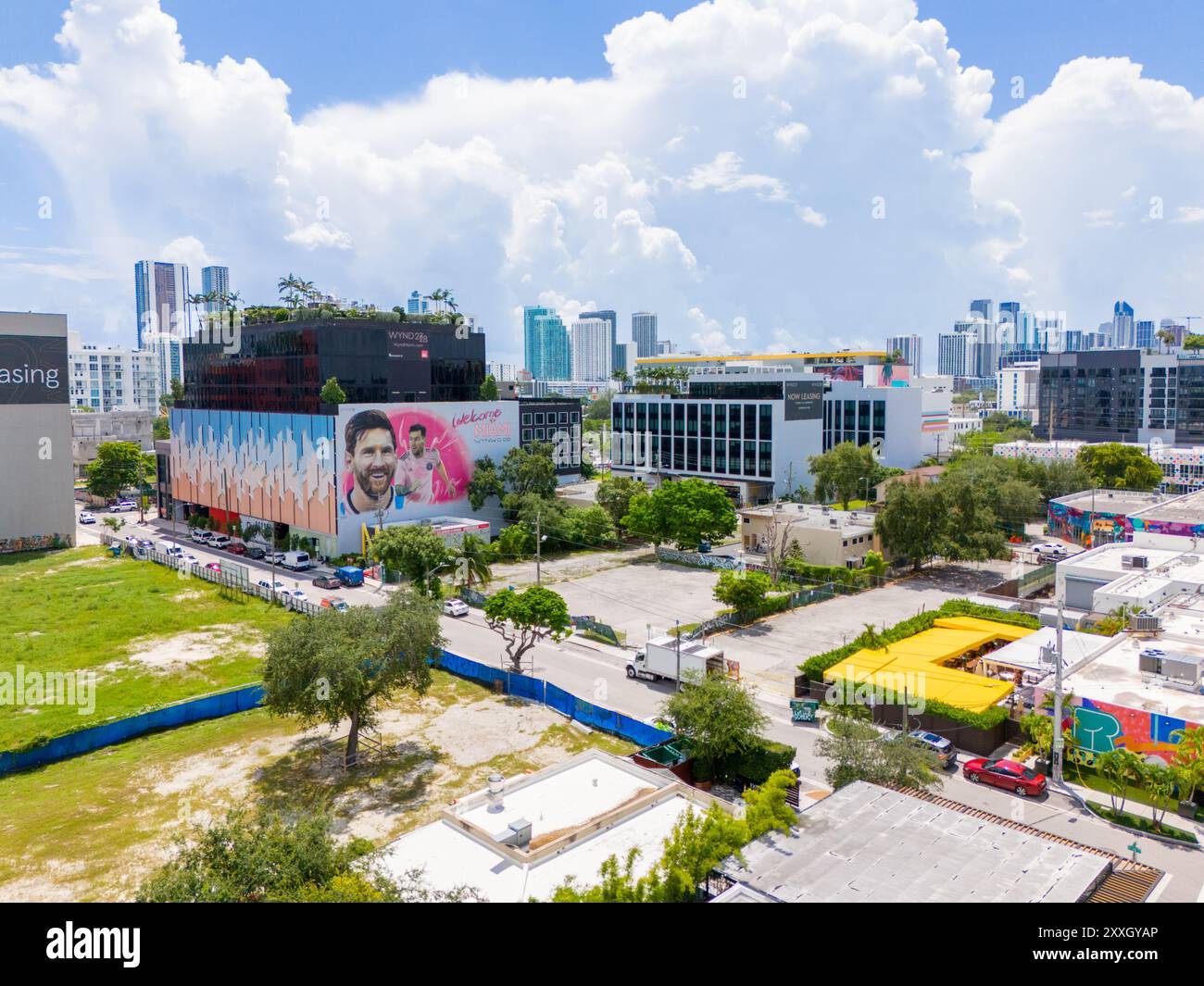 Miami, FL, USA - August 22, 2024: 27 28 29 Wyn rental apartments in ...