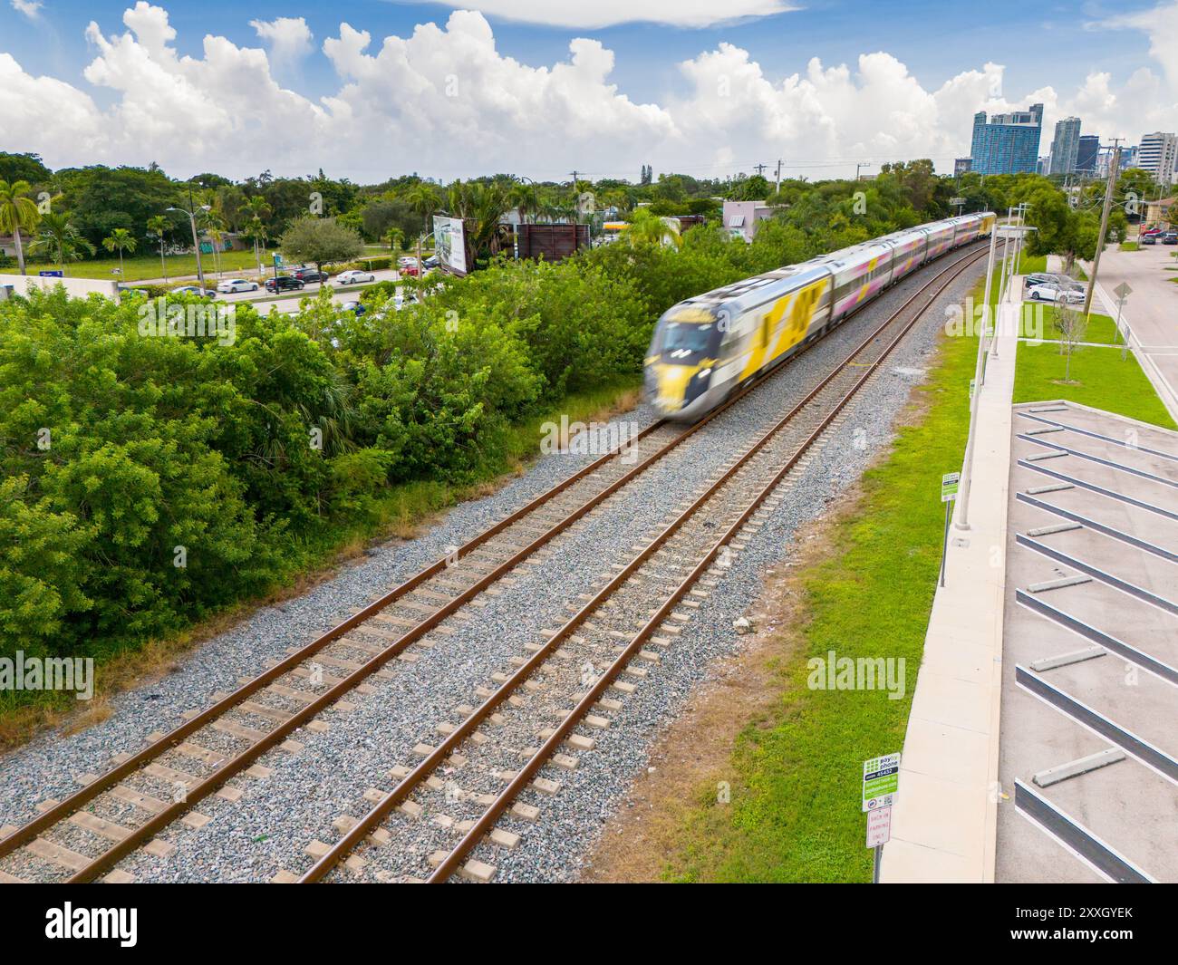 Fast Train Miami We Boarded America’s NEWEST HIGH SPEED Train