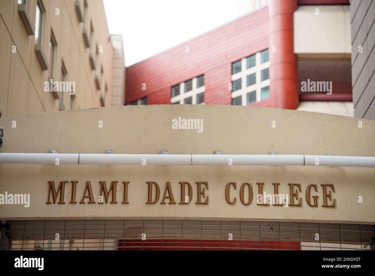 Miami, FL, USA - August 6, 2024: Miami Dade College Sign Stock Photo ...