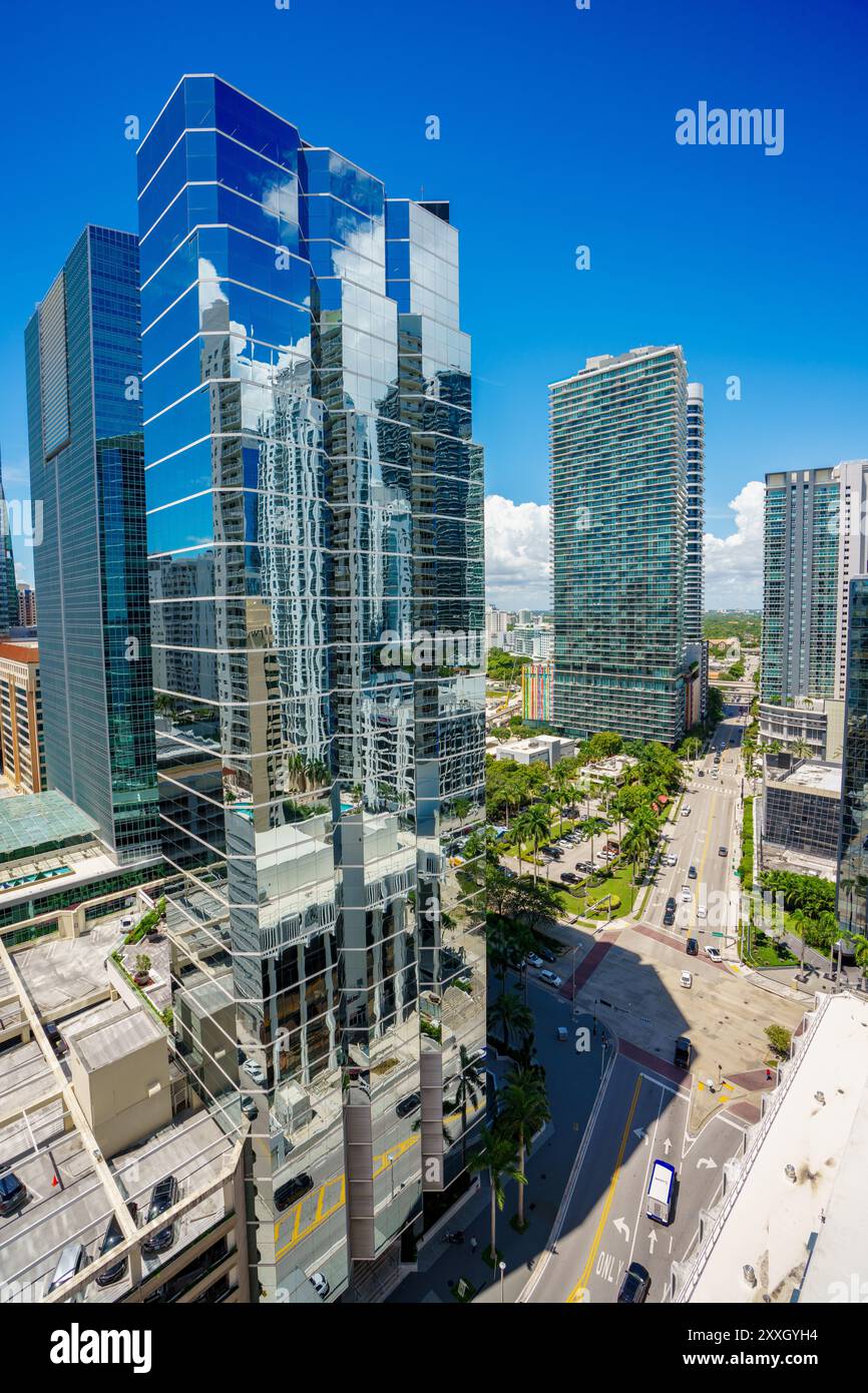 Aerial brickell miami 2024 hi-res stock photography and images - Alamy