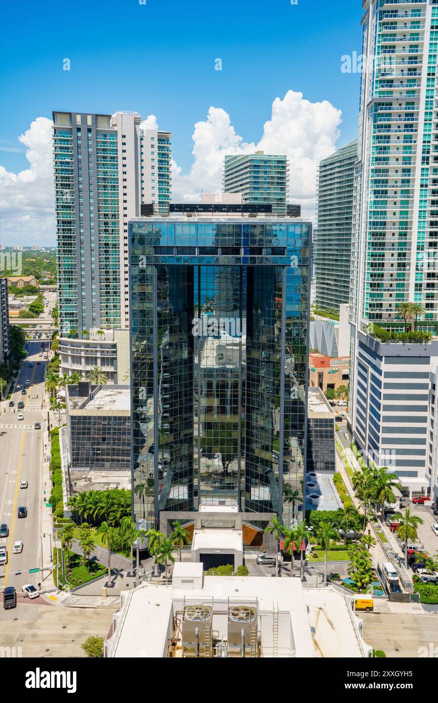 Aerial brickell miami 2024 hi-res stock photography and images - Alamy