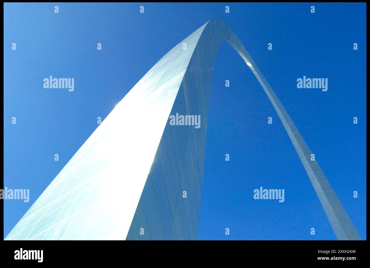 The Gateway Arch in St. Louis. The Arch is 630 feet high, and was ...