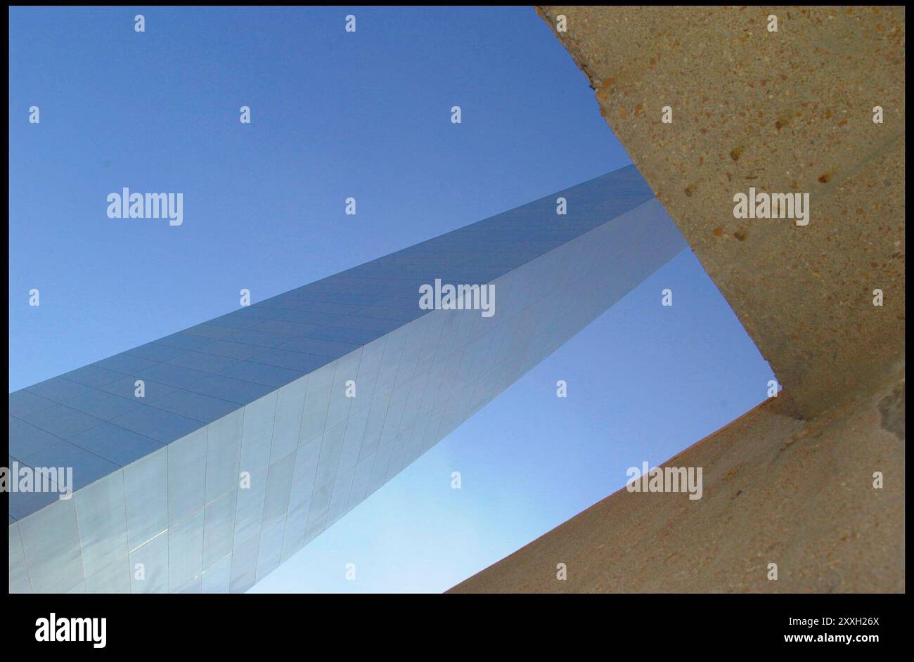 The Gateway Arch in St. Louis. The Arch is 630 feet high, and was ...