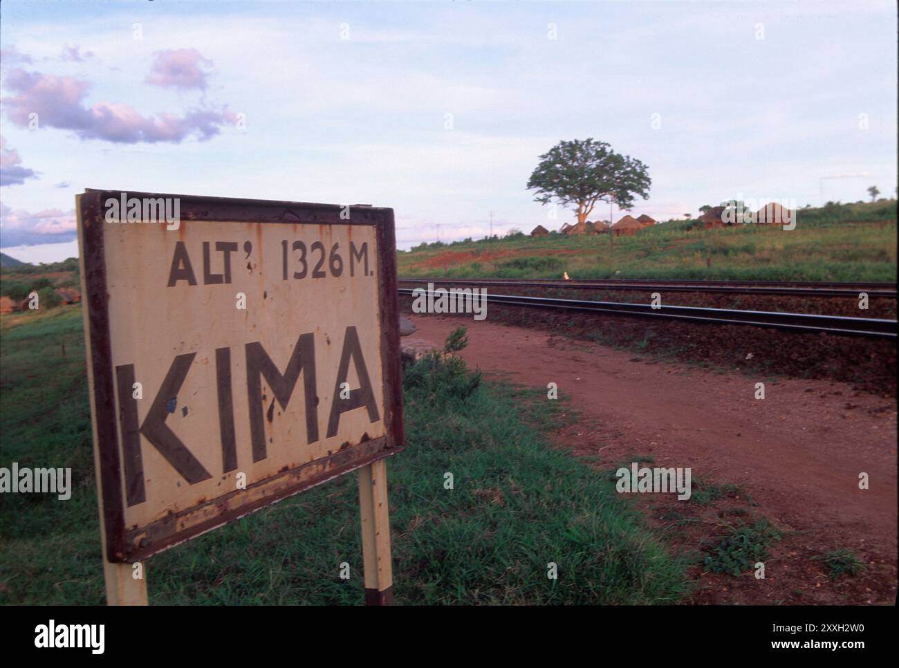 Kima station, where Charles Henry Ryall was killed by a maneating lion ...
