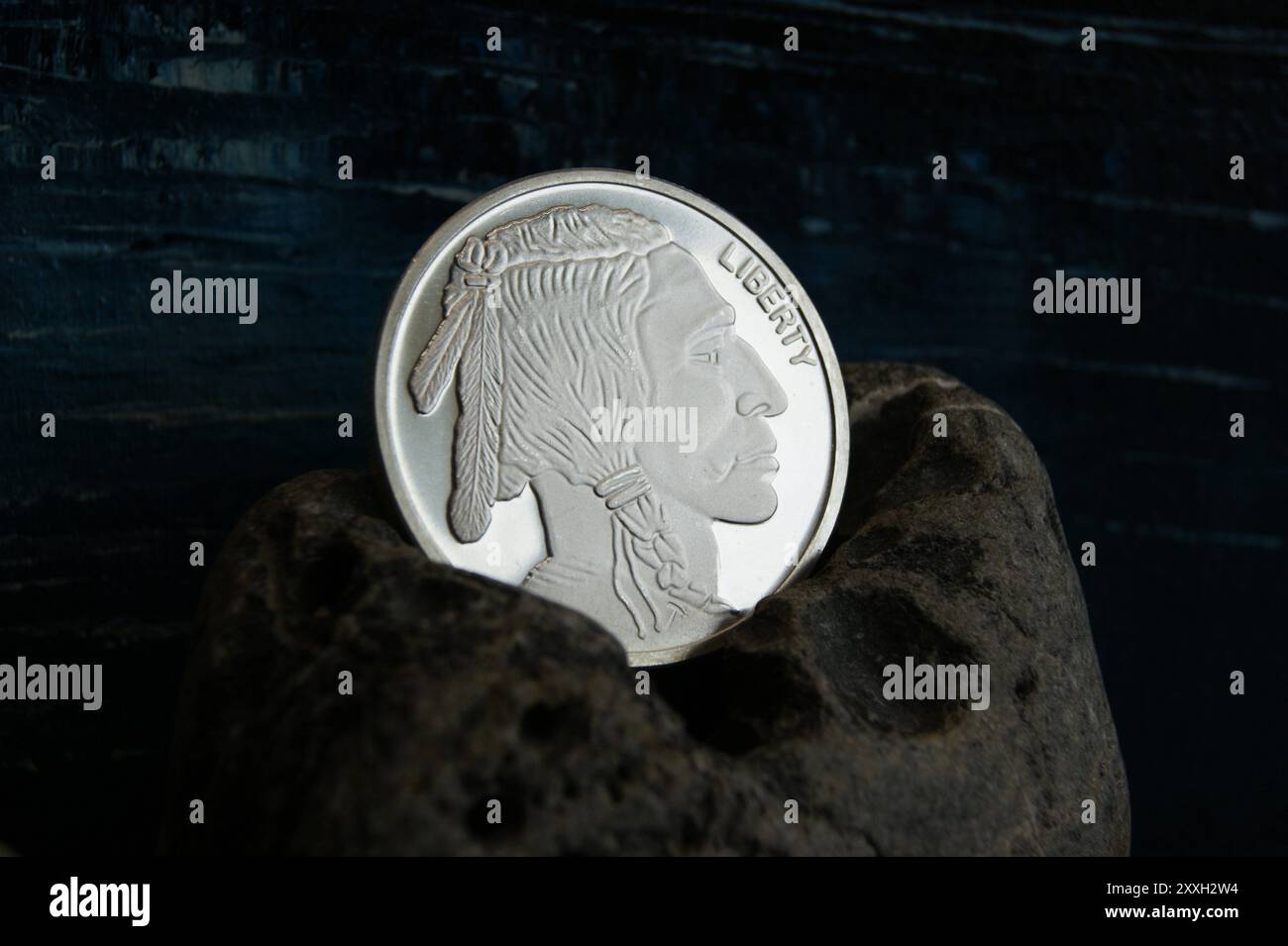 Silver buffalo hi-res stock photography and images - Alamy