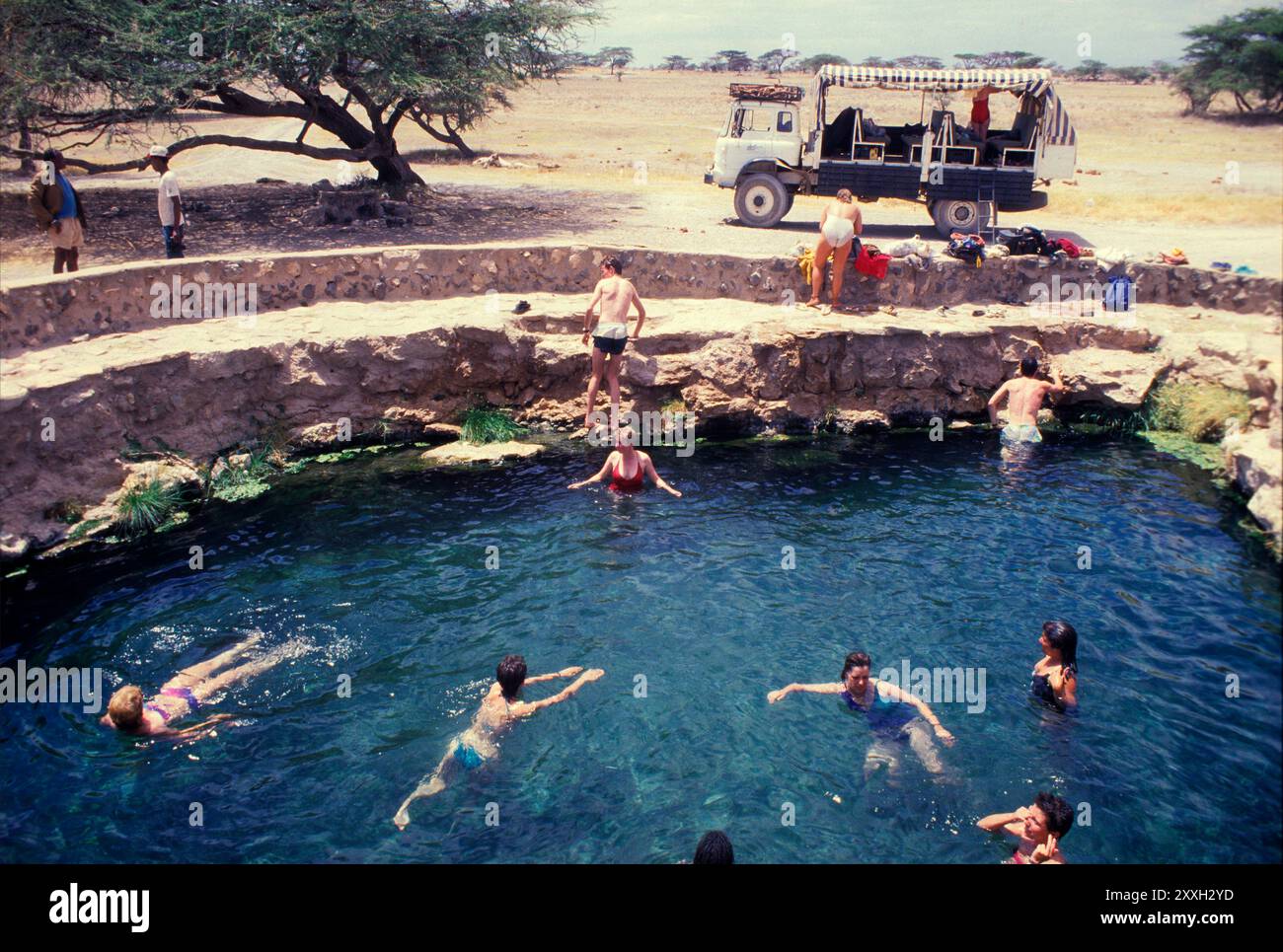 Natural swimming pool on the middle of nowhere, Buffalo Springs ...