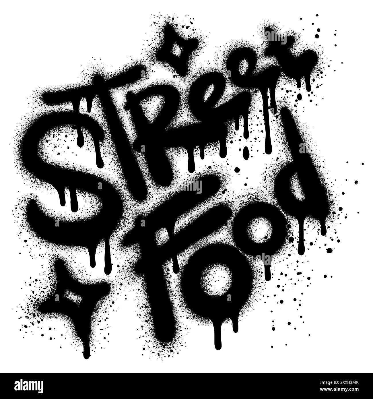 Stencil graffiti art Cut Out Stock Images & Pictures - Alamy