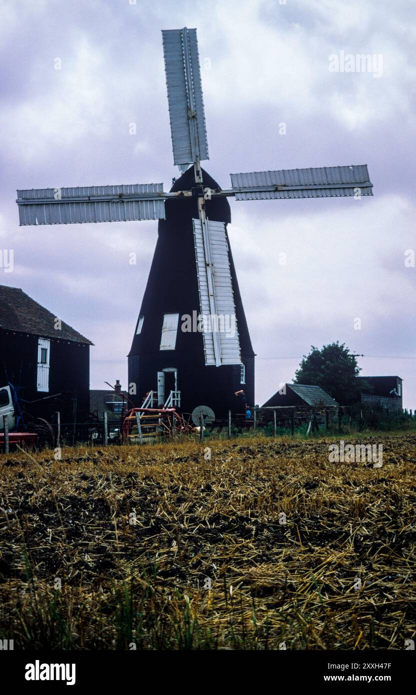 A Dutch windmill stands proud in the countryside Stock Photo - Alamy