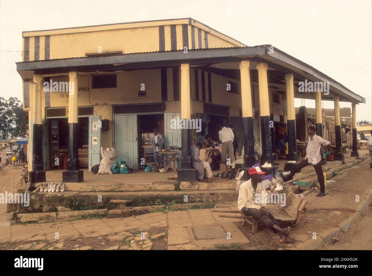 Street scene at Fort Portal, Uganda Stock Photo - Alamy