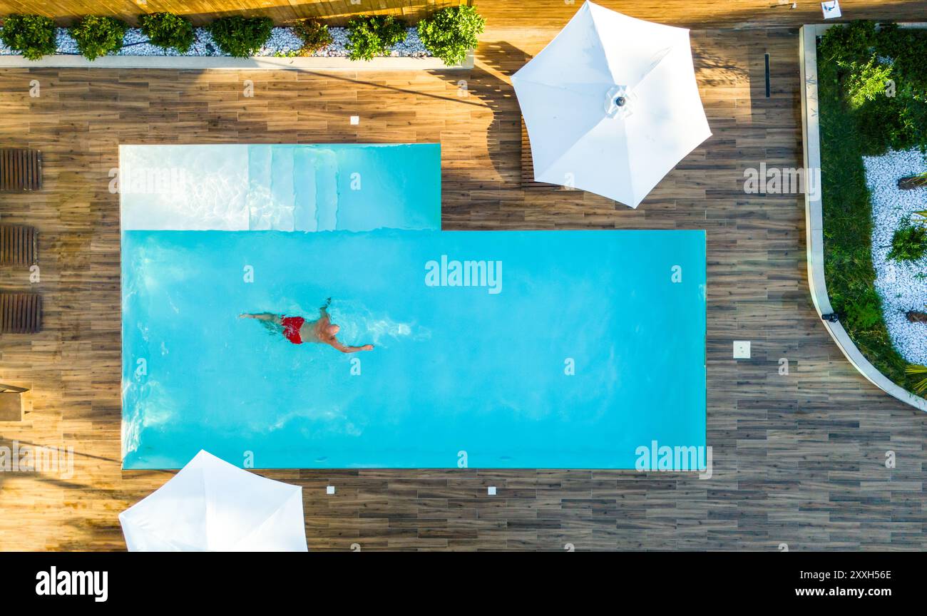 Country house swimming pool top hi-res stock photography and images - Alamy