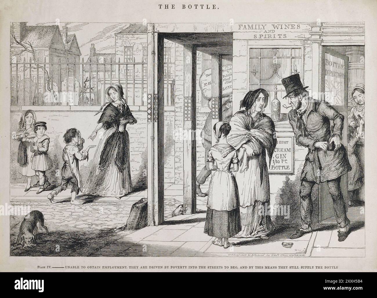 Victorian engraving alcohol hi-res stock photography and images - Alamy