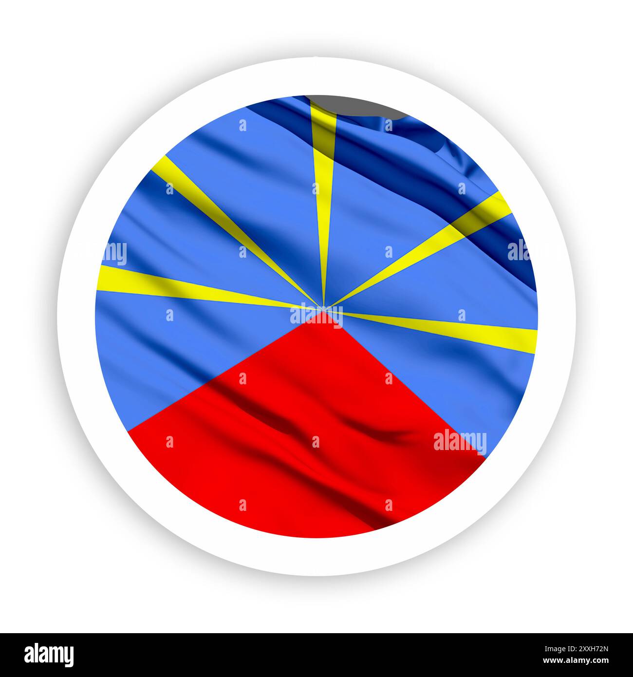Reunion circle flag hi-res stock photography and images - Alamy