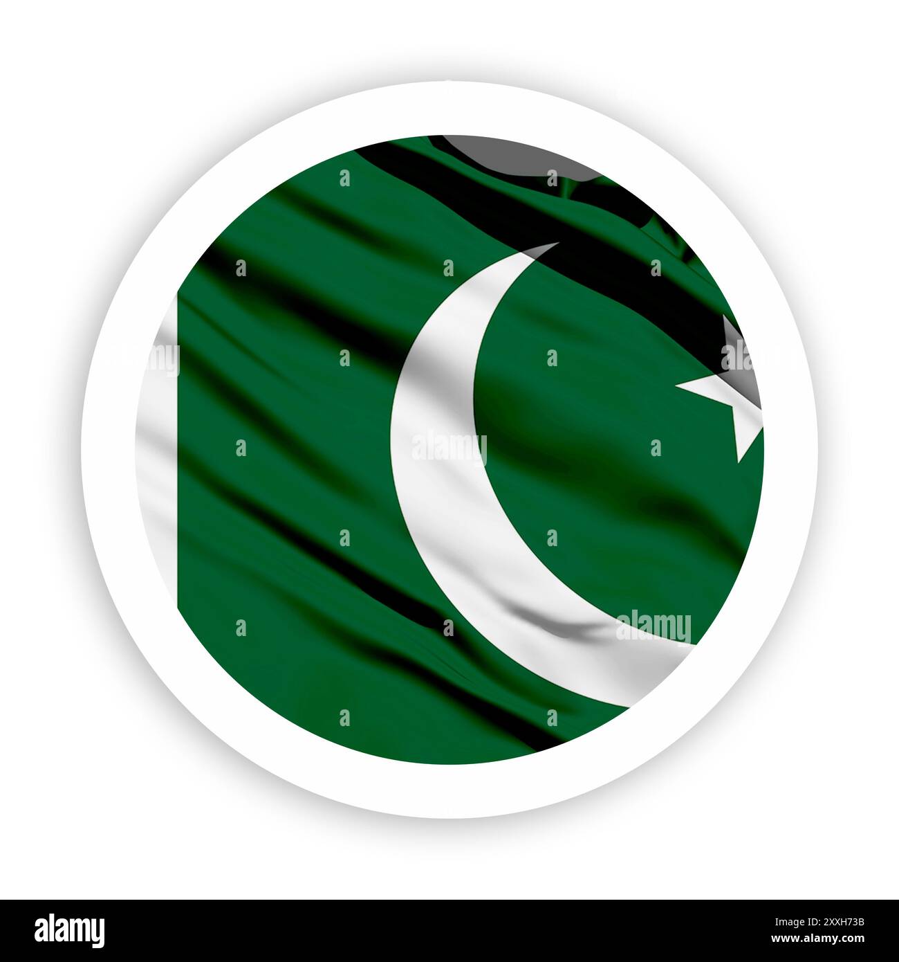 Pakistan circle flag hi-res stock photography and images - Alamy