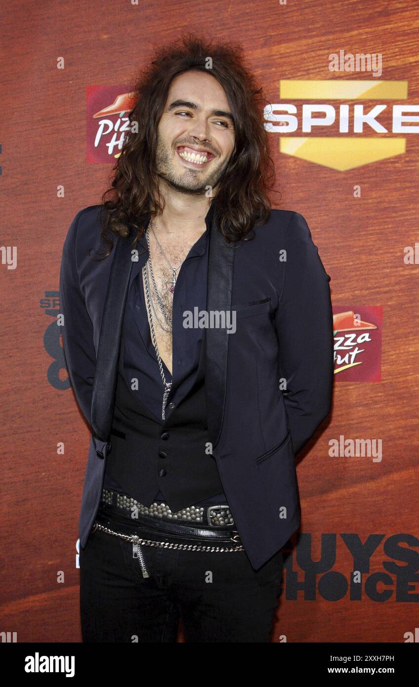 Russell Brand attends the Spike TV 2nd Annual Guys Choice Awards held ...
