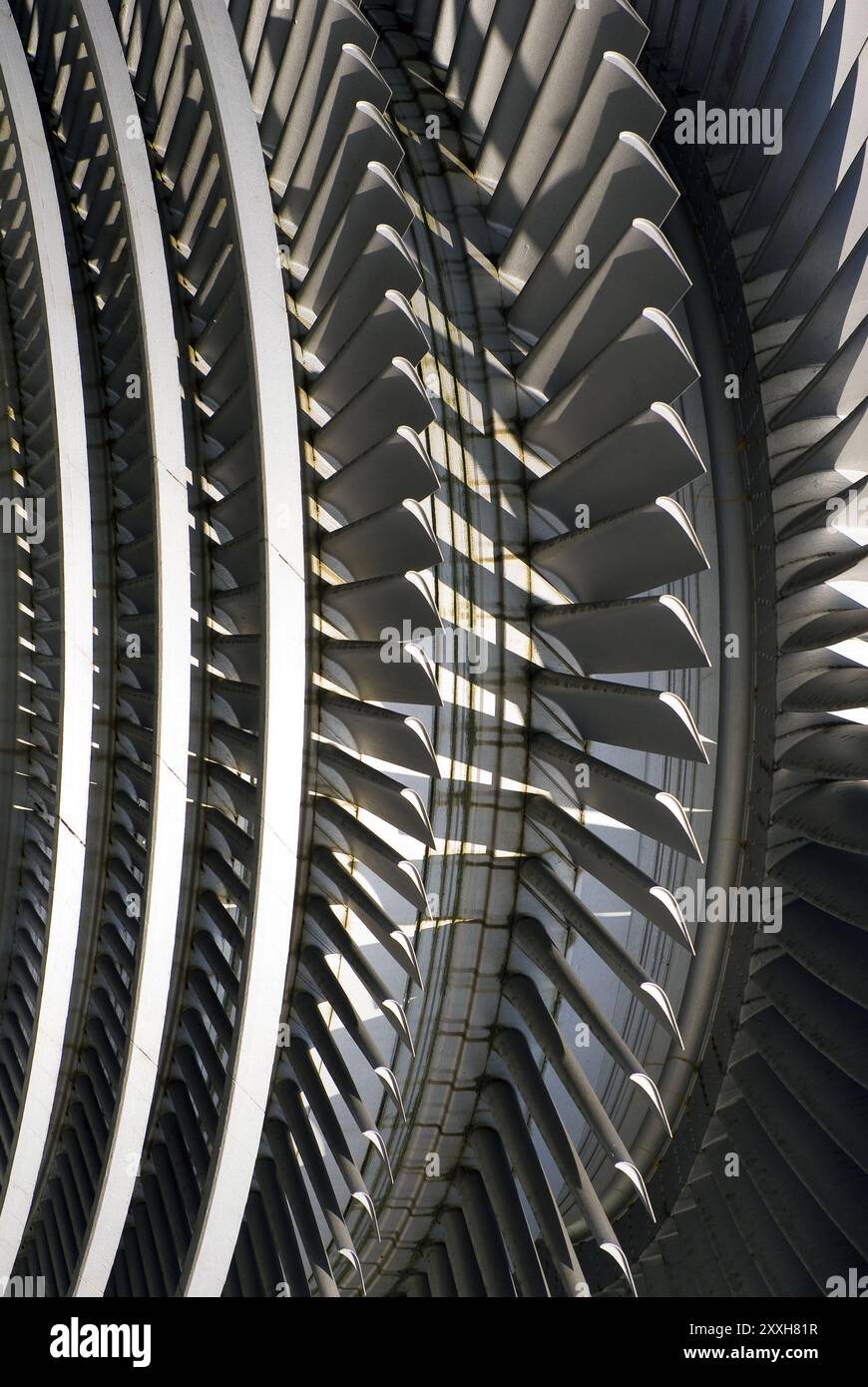 Detail of a turbine rotor Stock Photo - Alamy