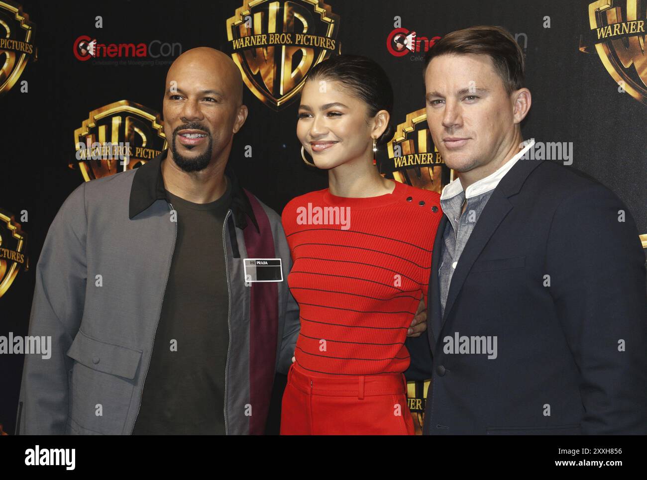 Common, Zendaya and Channing Tatum at the 2018 CinemaCon, Warner Bros ...