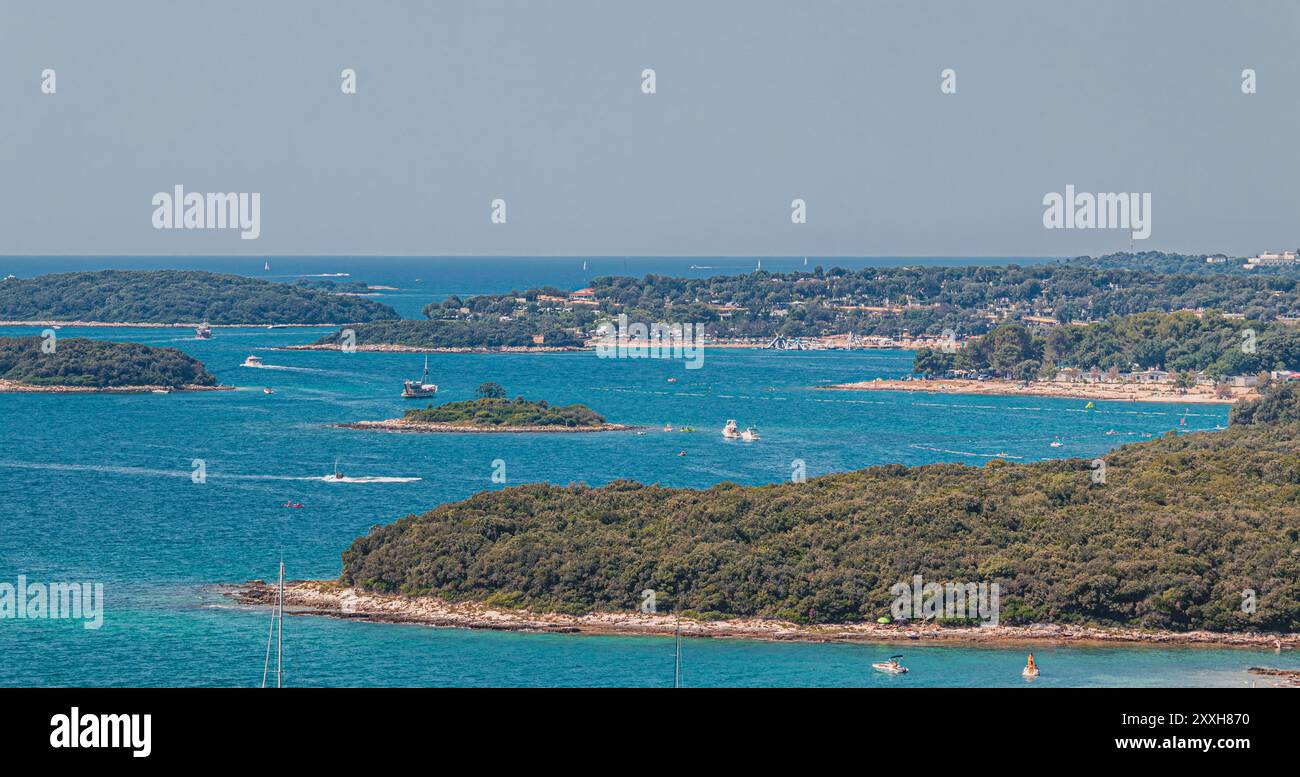 Beautiful of historic Vrsar on the Istrian peninsula. Vrsar Croatia 08. ...