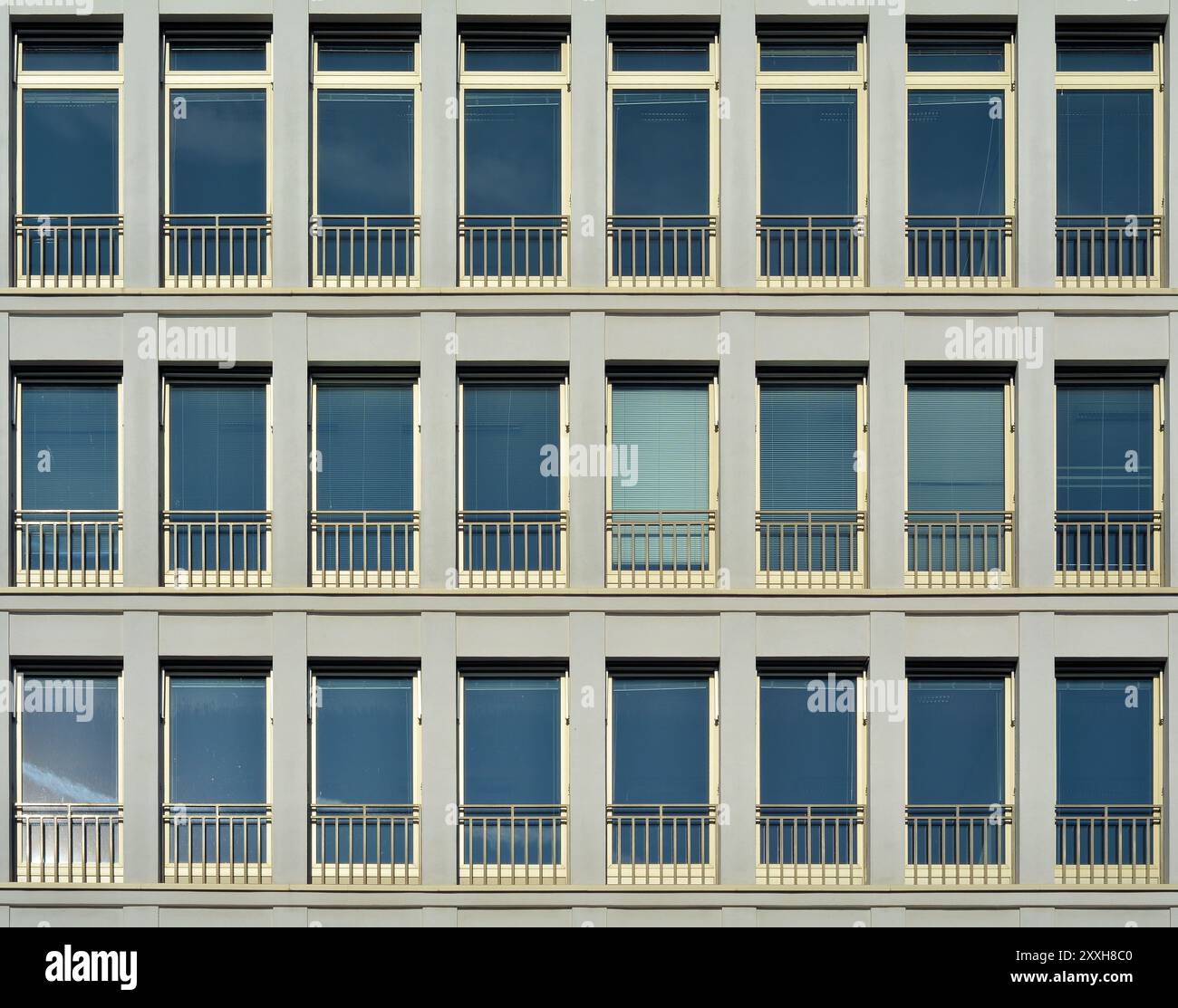 Window front of an office building in Berlin Stock Photo - Alamy