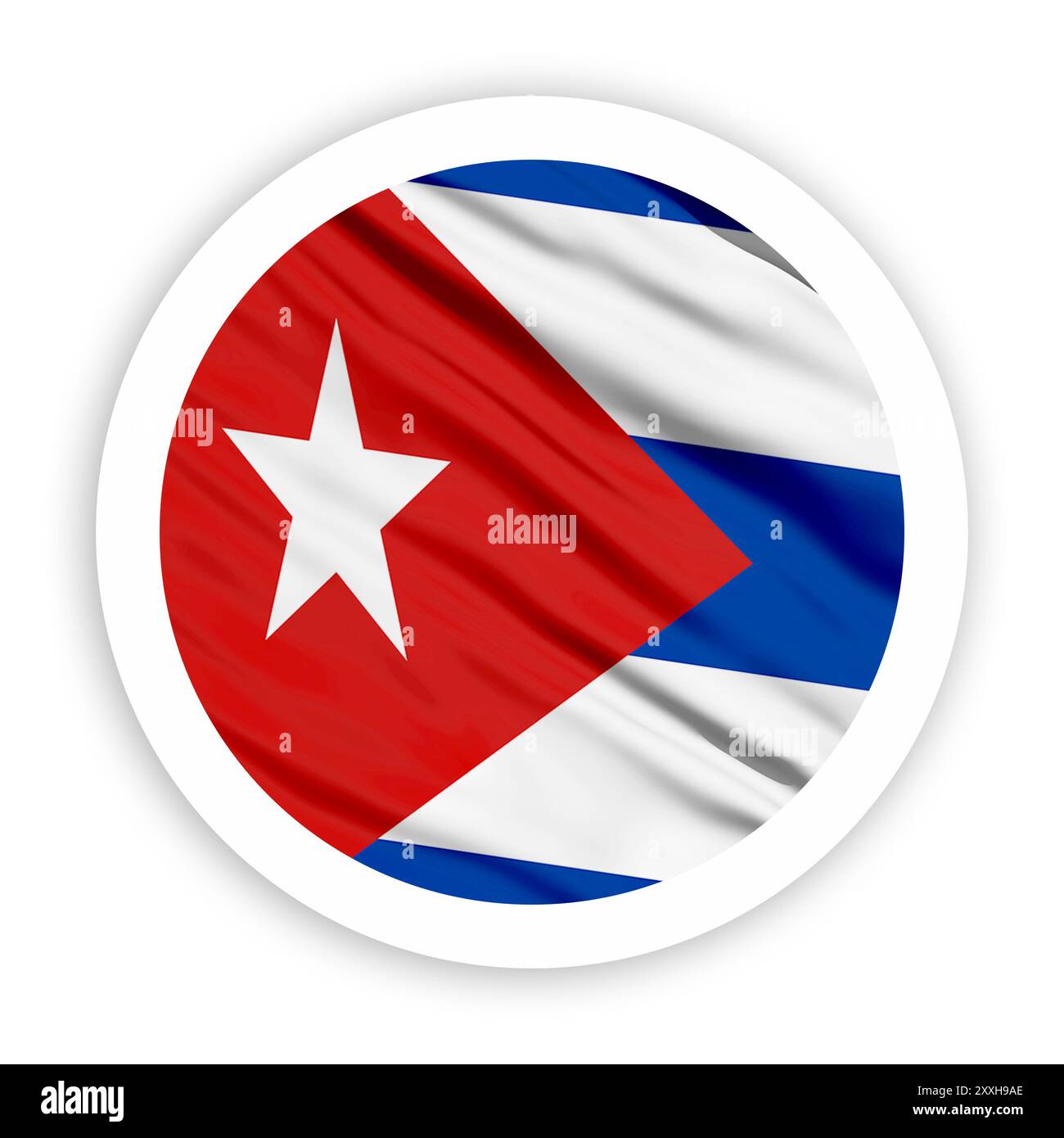 Cuba circle flag hi-res stock photography and images - Alamy