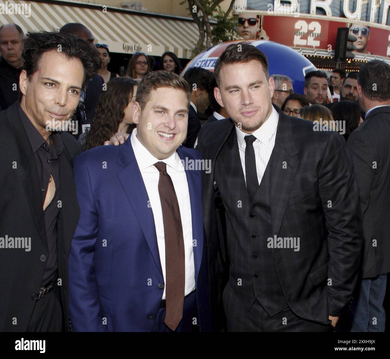 Richard Grieco, Channing Tatum and Jonah Hill at the Los Angeles ...