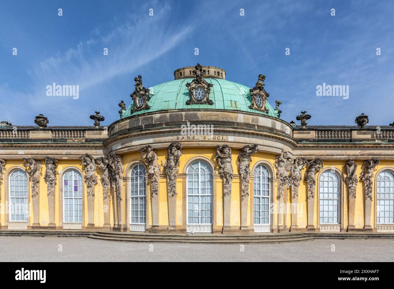 Sanssouci palace and park, Potsdam, Germany, an Unesco world heritage ...