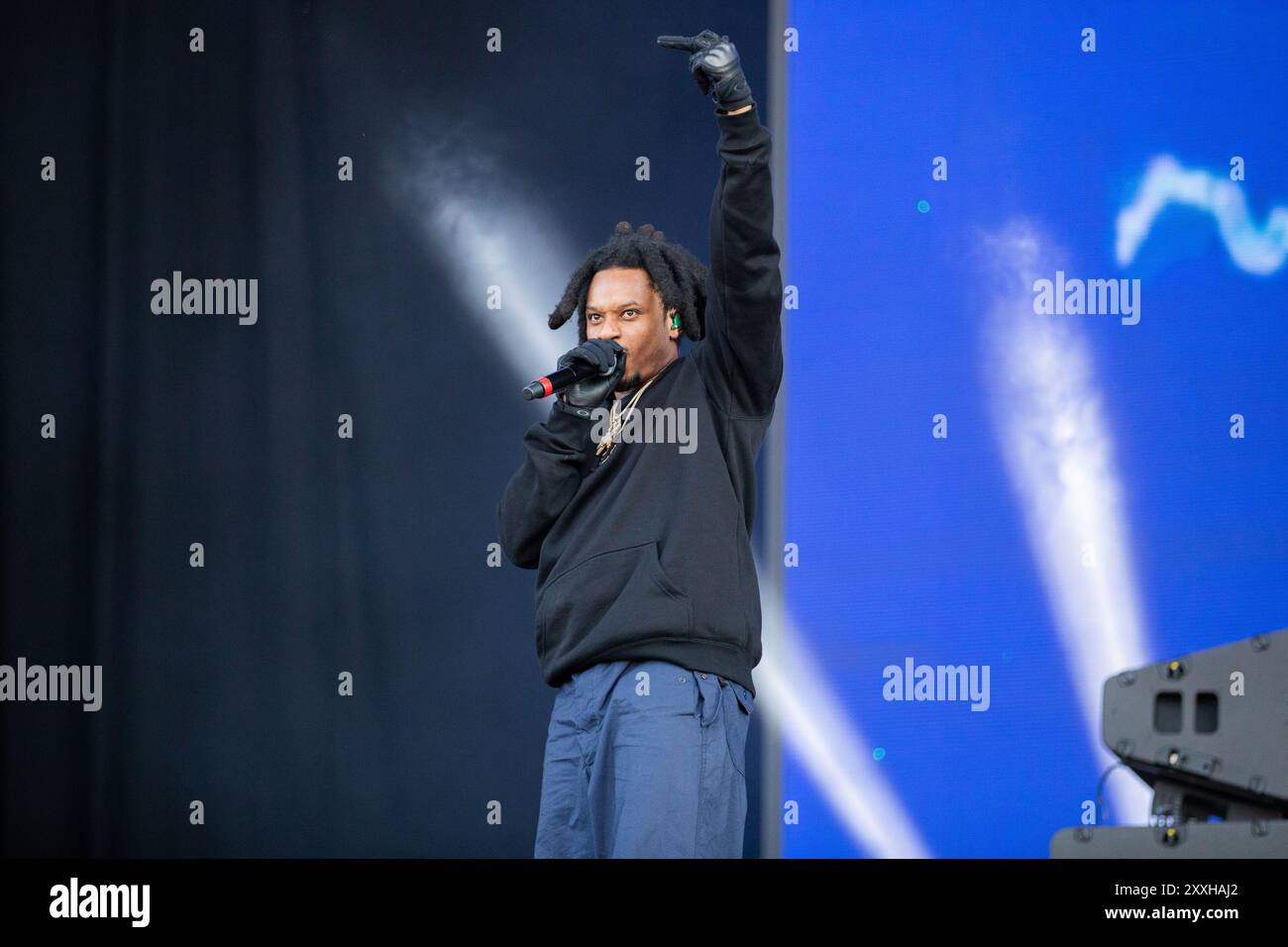 Leeds, England, 24th August, 2024. Denzel Curry playing the Chevron ...
