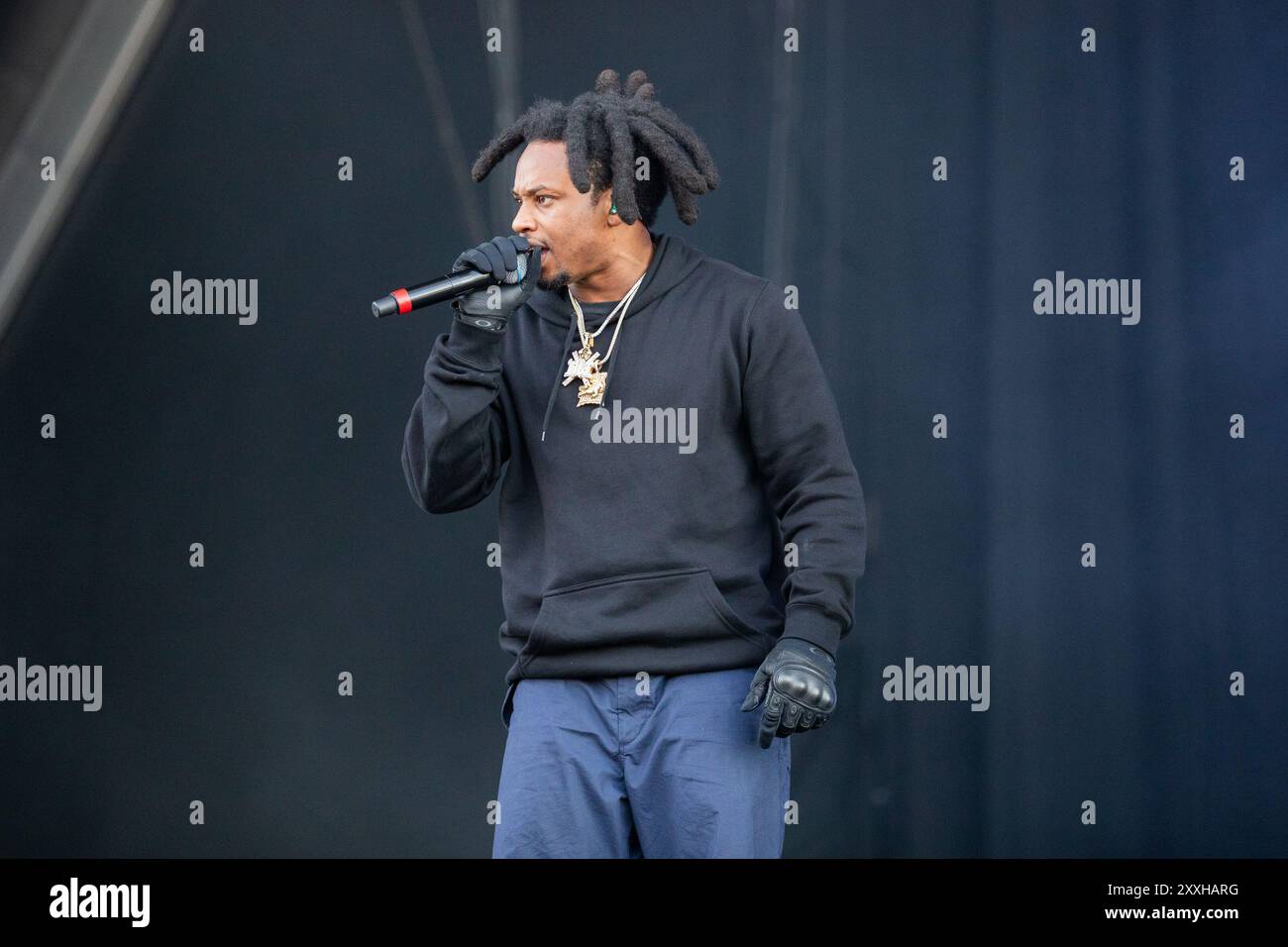 Leeds, England, 24th August, 2024. Denzel Curry playing the Chevron ...