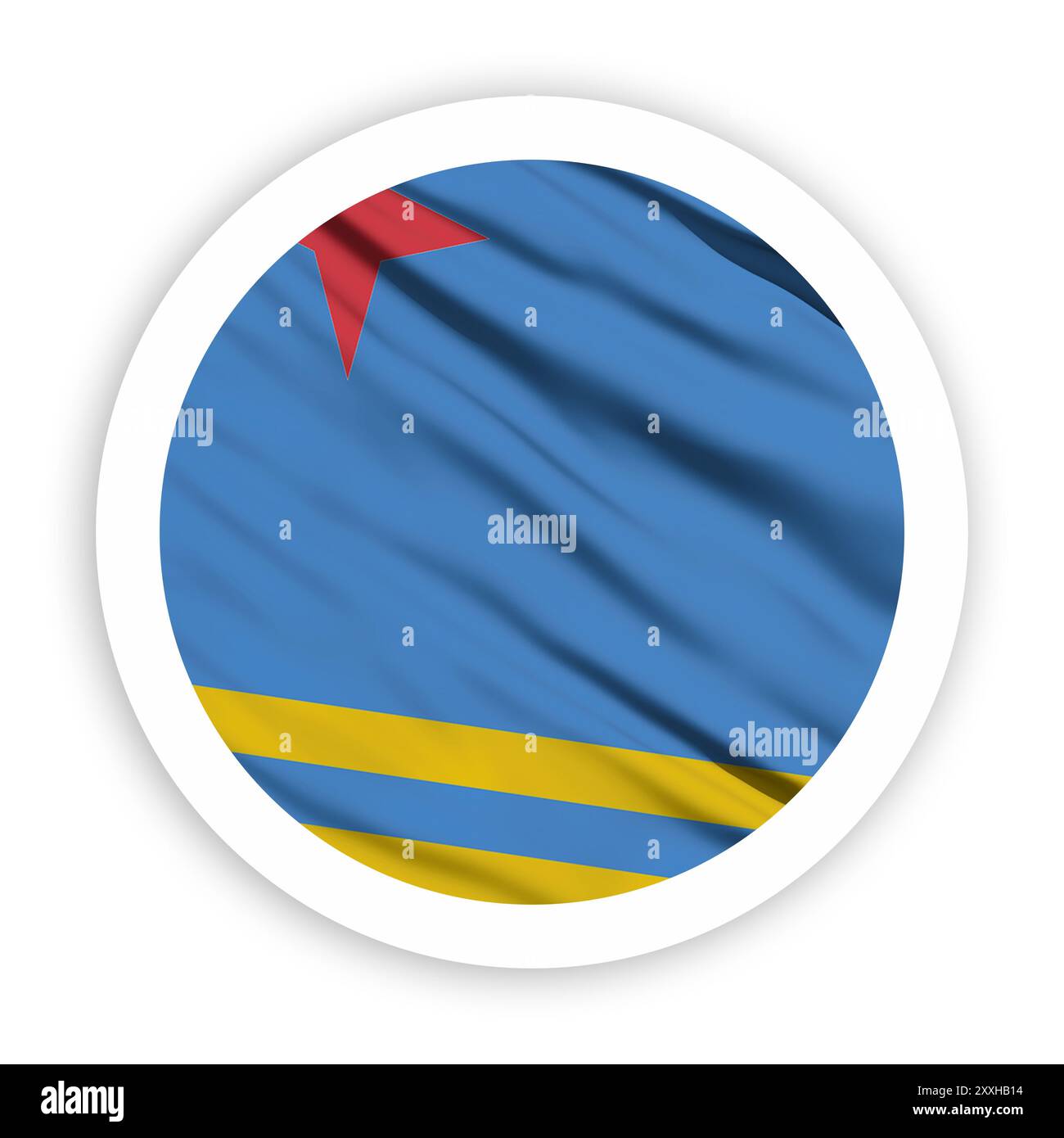 Aruba national flag waving government hi-res stock photography and ...