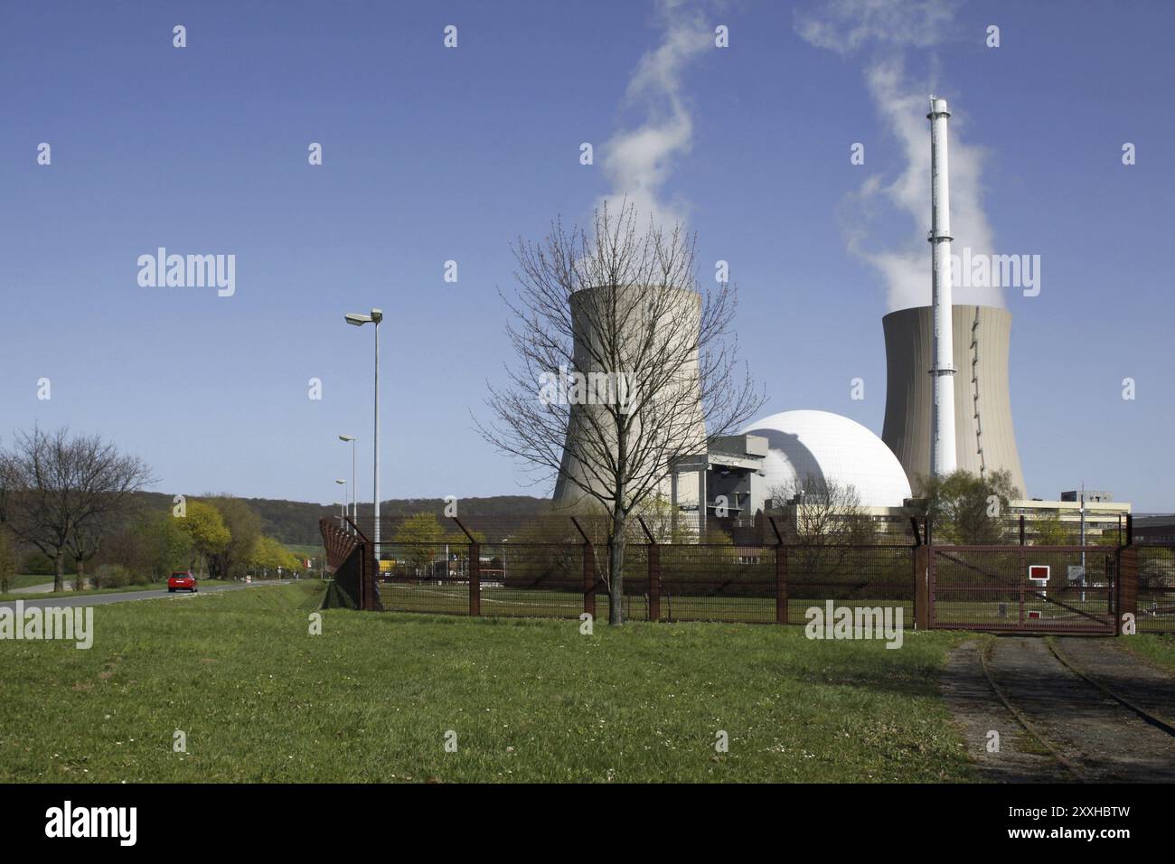 Grohnde nuclear power plant Stock Photo - Alamy