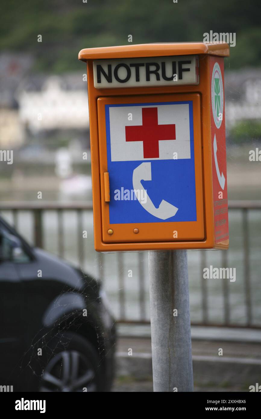 Call for help kit Stock Photo - Alamy