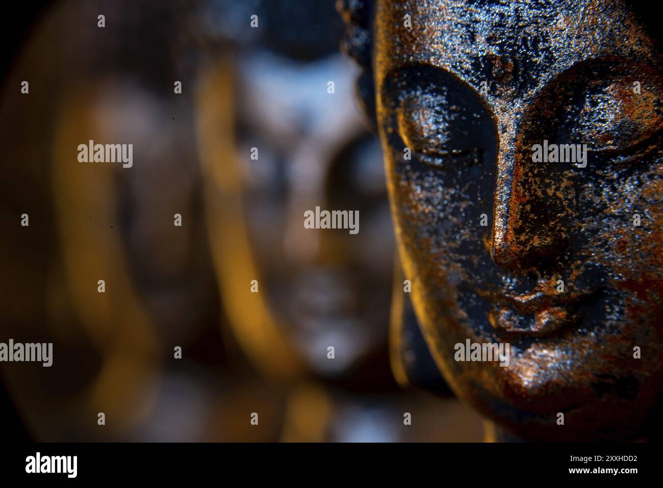 Netherlands. October 2022.buddha statue in calm rest pose. Shakyamuni ...