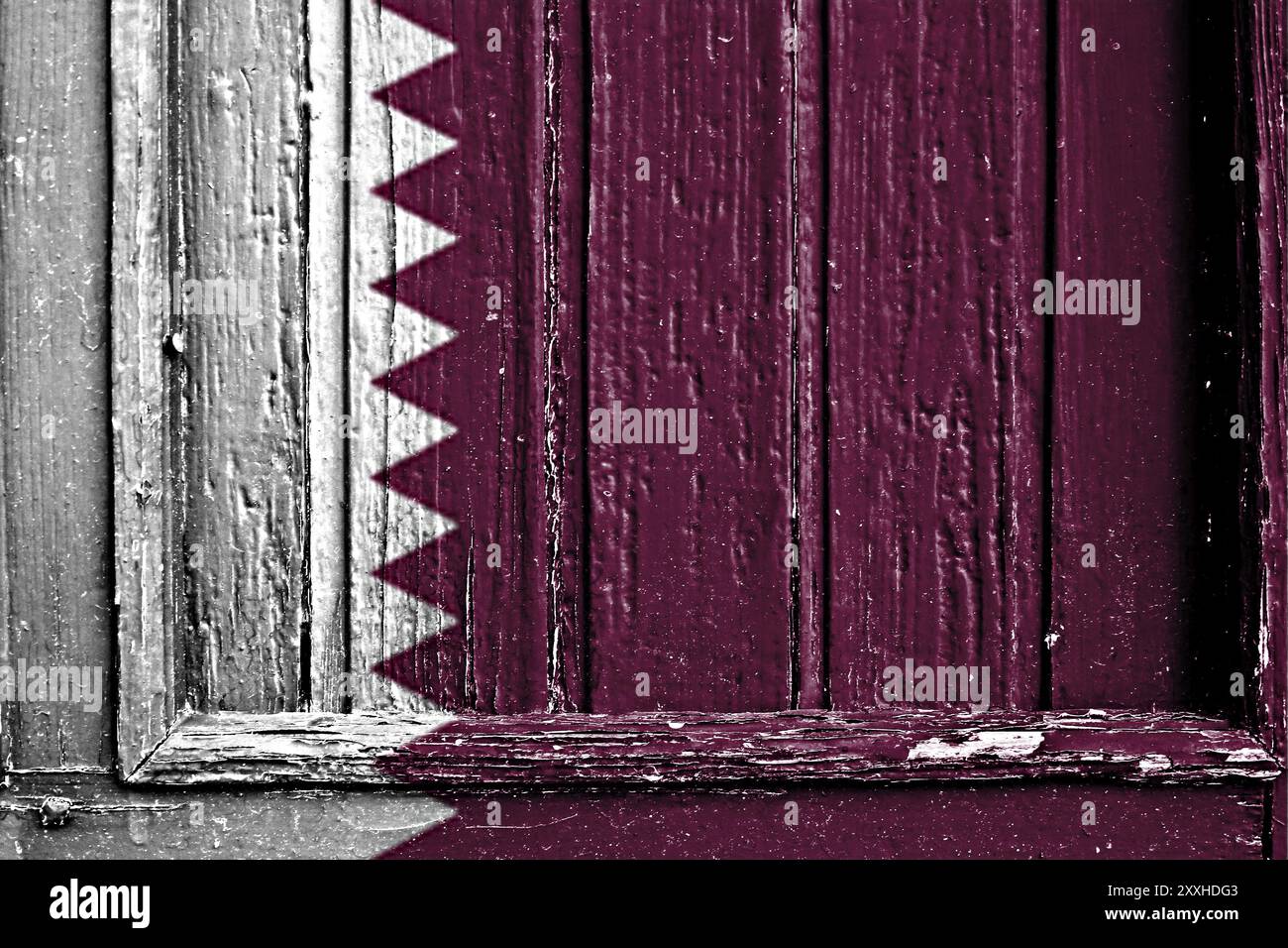 Qatar flag image hi-res stock photography and images - Alamy