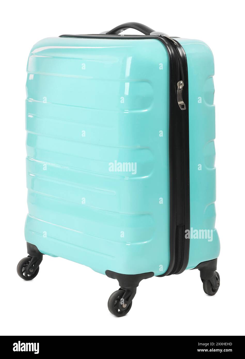 Blue suitcase isolated on hi-res stock photography and images - Alamy