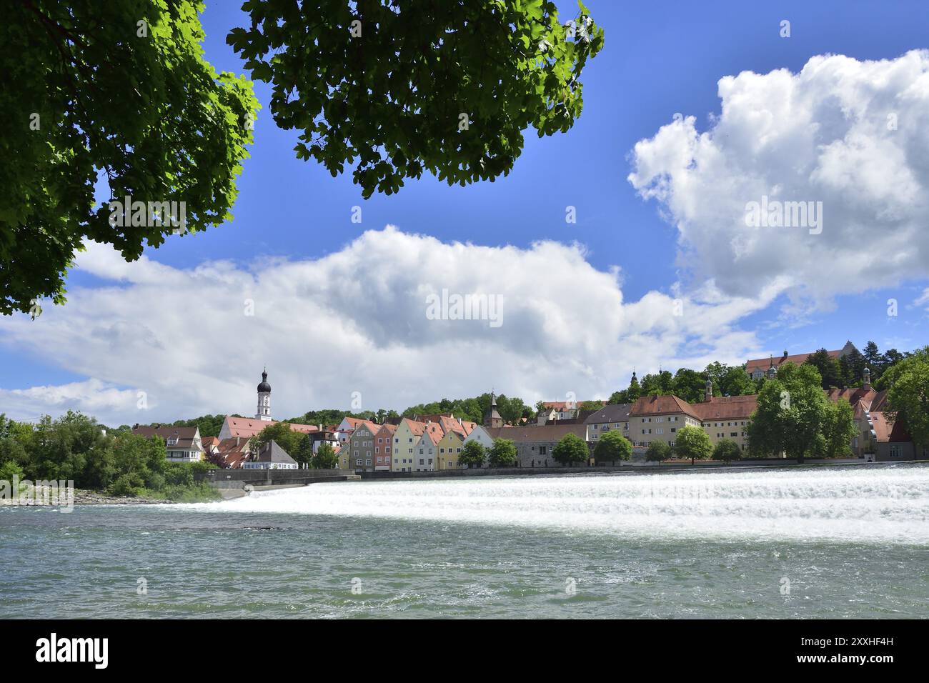 Landsberg am Lech (Landsberg on the river Lech Stock Photo - Alamy