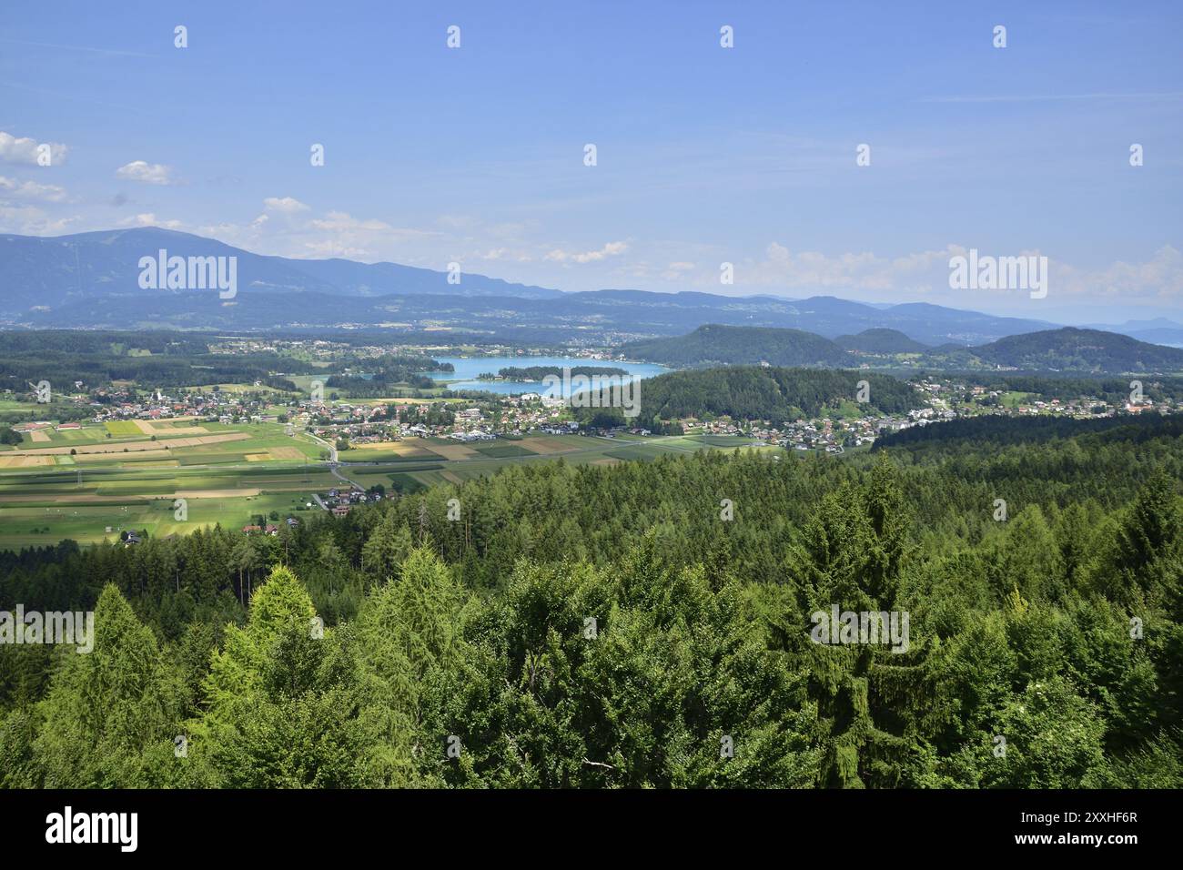 View from the ruins of Altfinkenstein Castle. Finkenstein Castle Stock ...