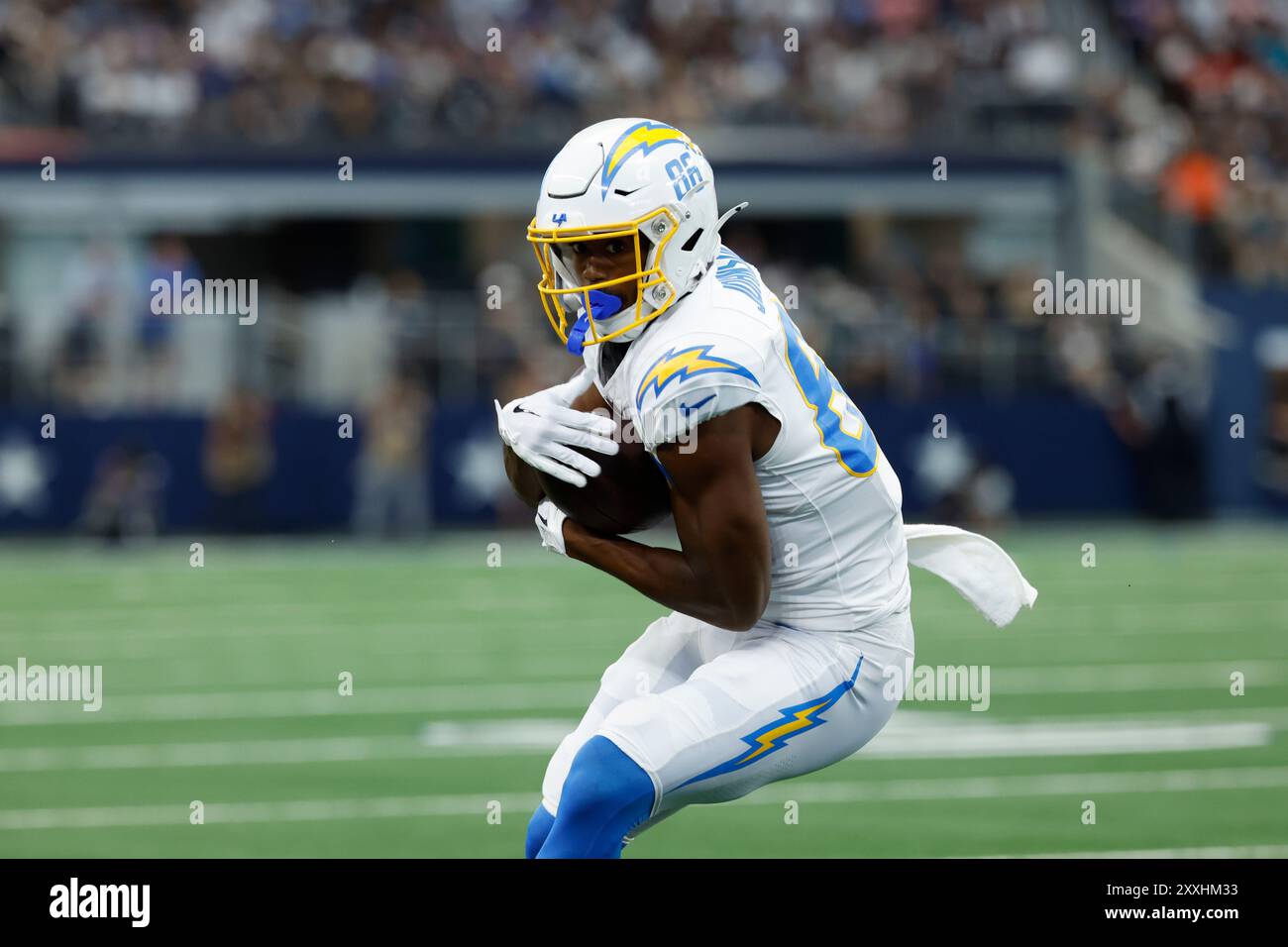 Los Angeles Chargers wide receiver Cornelius Johnson (86) after a reception during a NFL ...