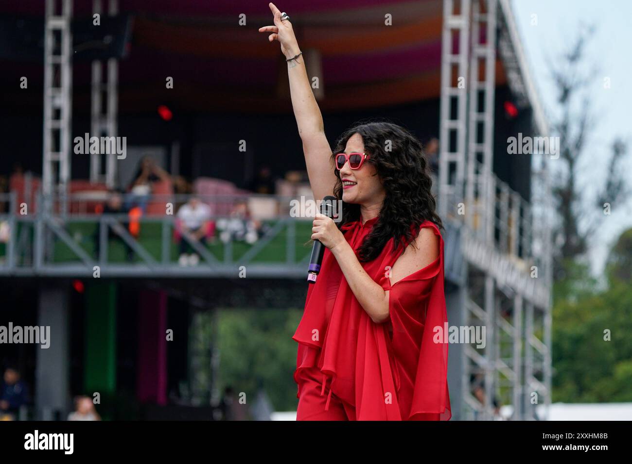 Mexican singer-songwriter Ximena Sariñana performs during the HERA HSBC ...