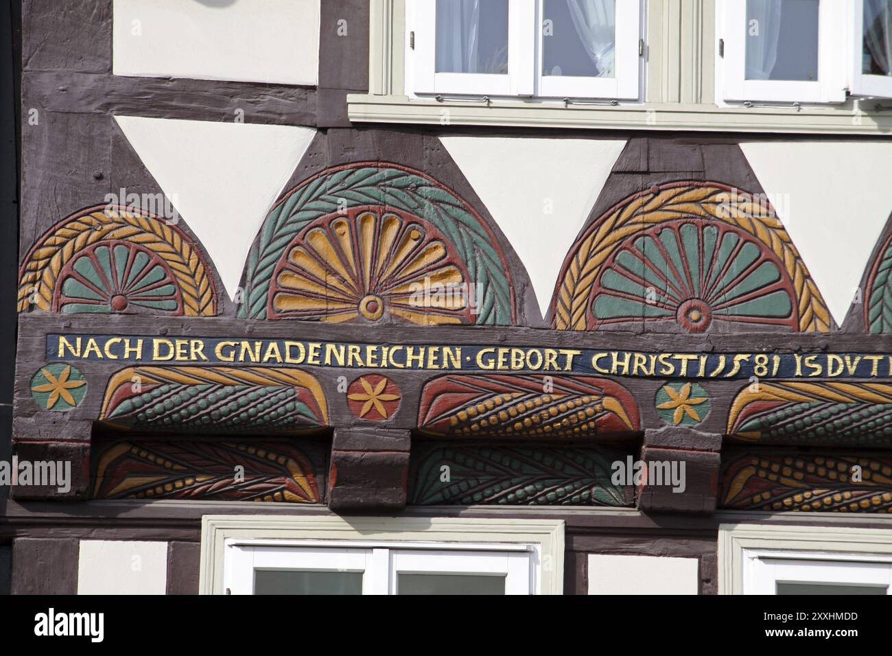 In the old town centre of Bad Gandersheim Stock Photo - Alamy