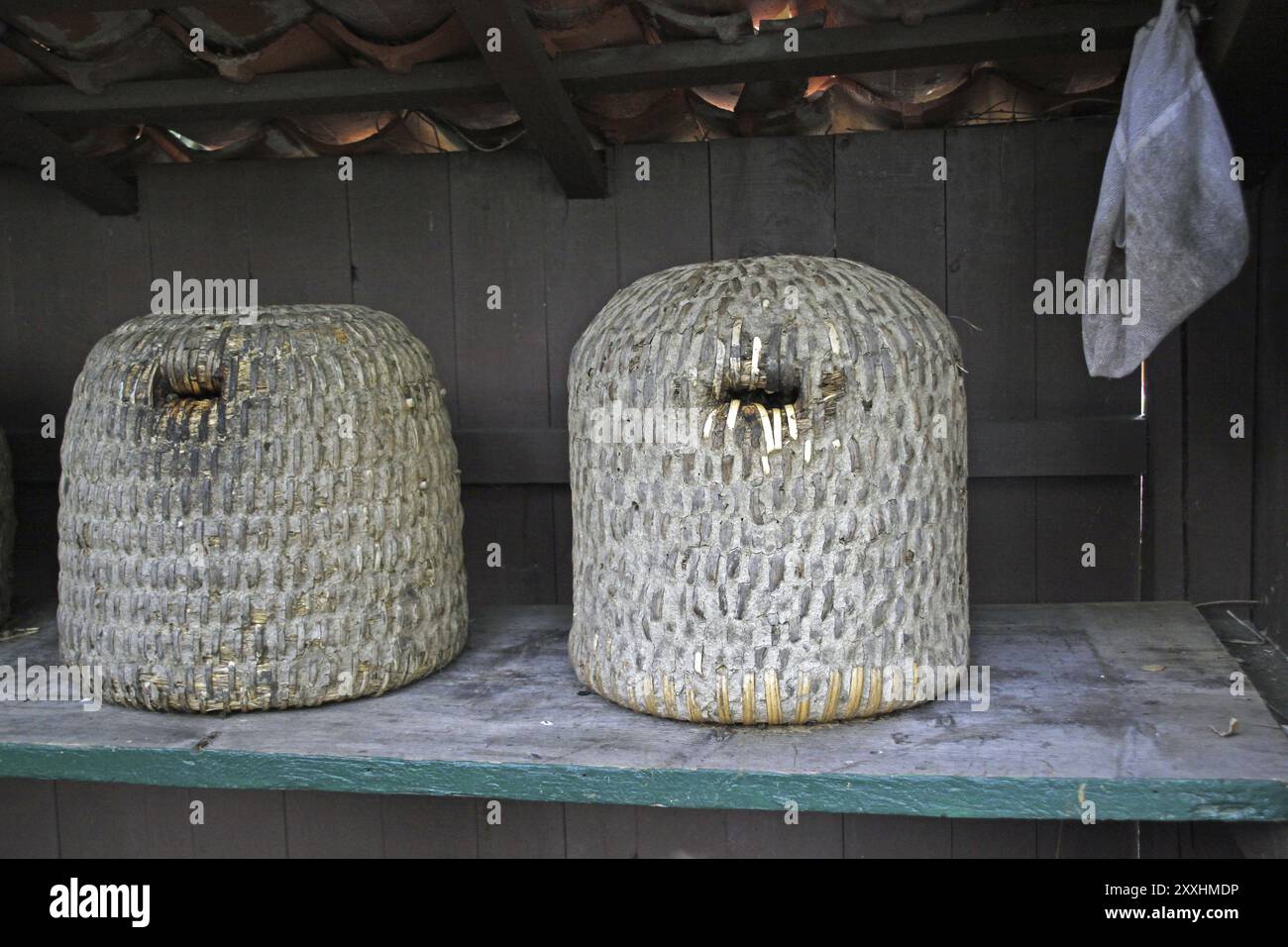 Log beehive hi-res stock photography and images - Alamy