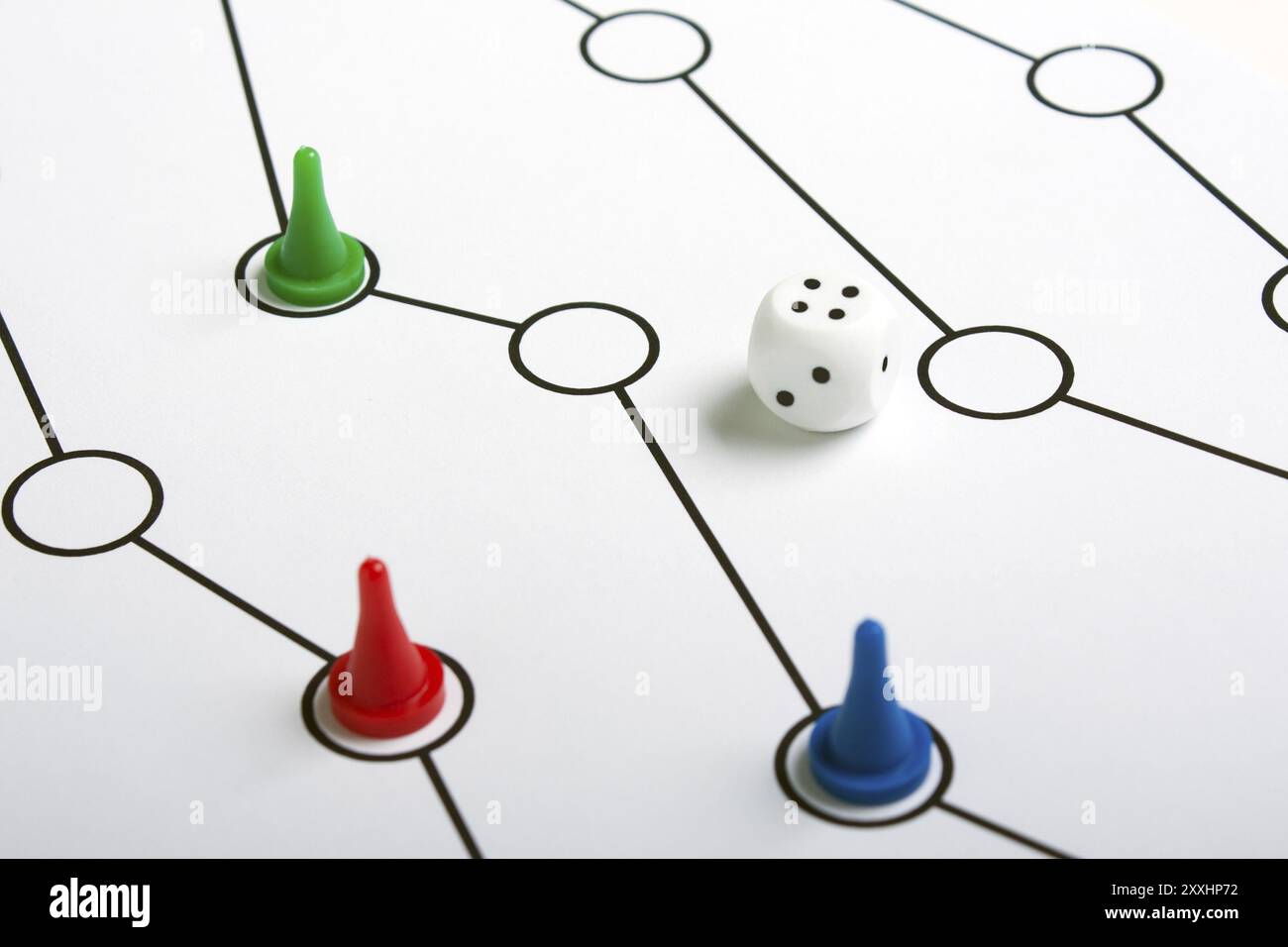 Child fun leisure table playing game chip and dice Stock Photo - Alamy