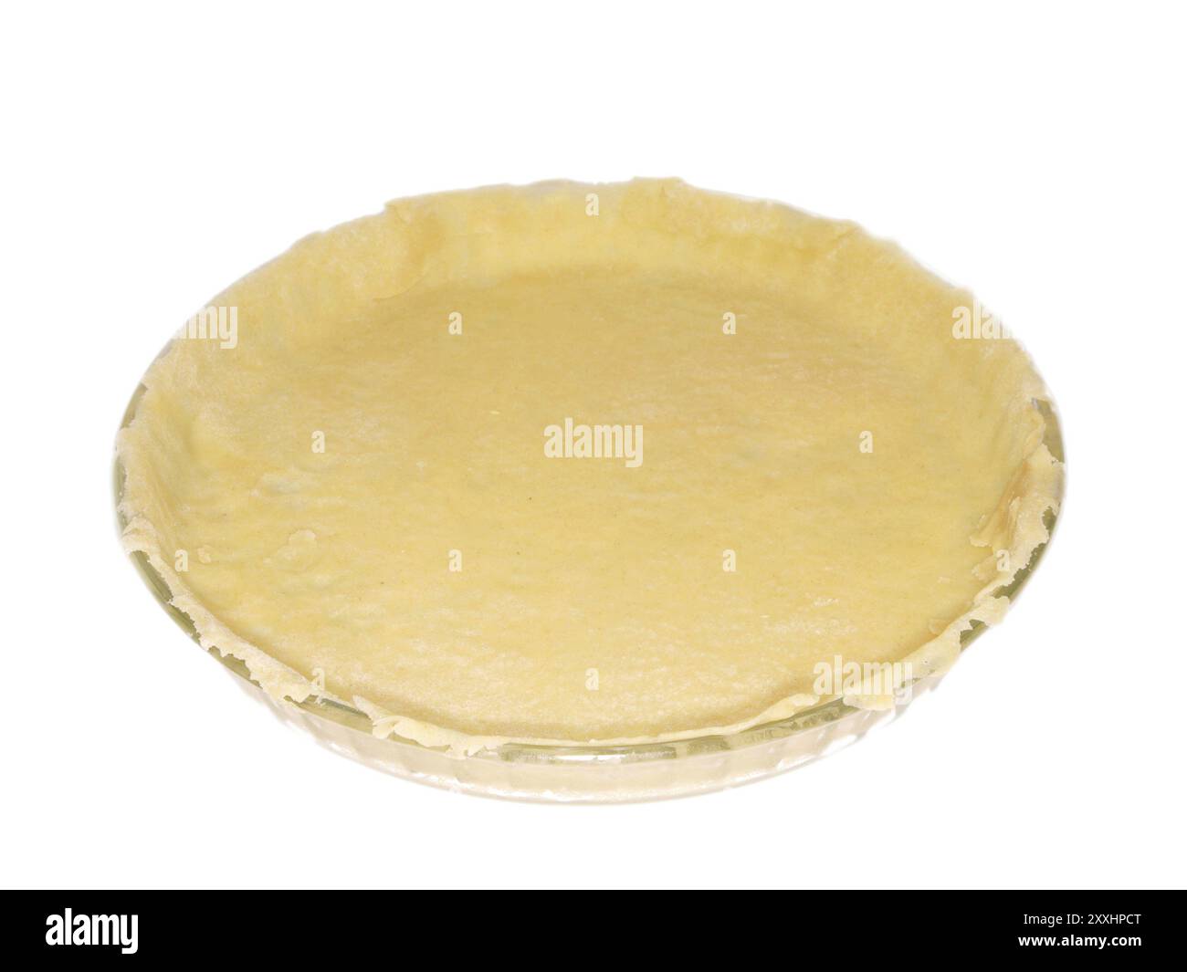 Pie in round shape, isolated towards white background Stock Photo - Alamy