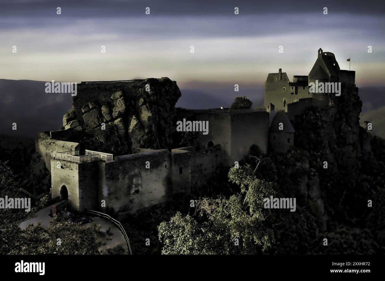 Aggstein castle, Aggstein castle 02 Stock Photo - Alamy