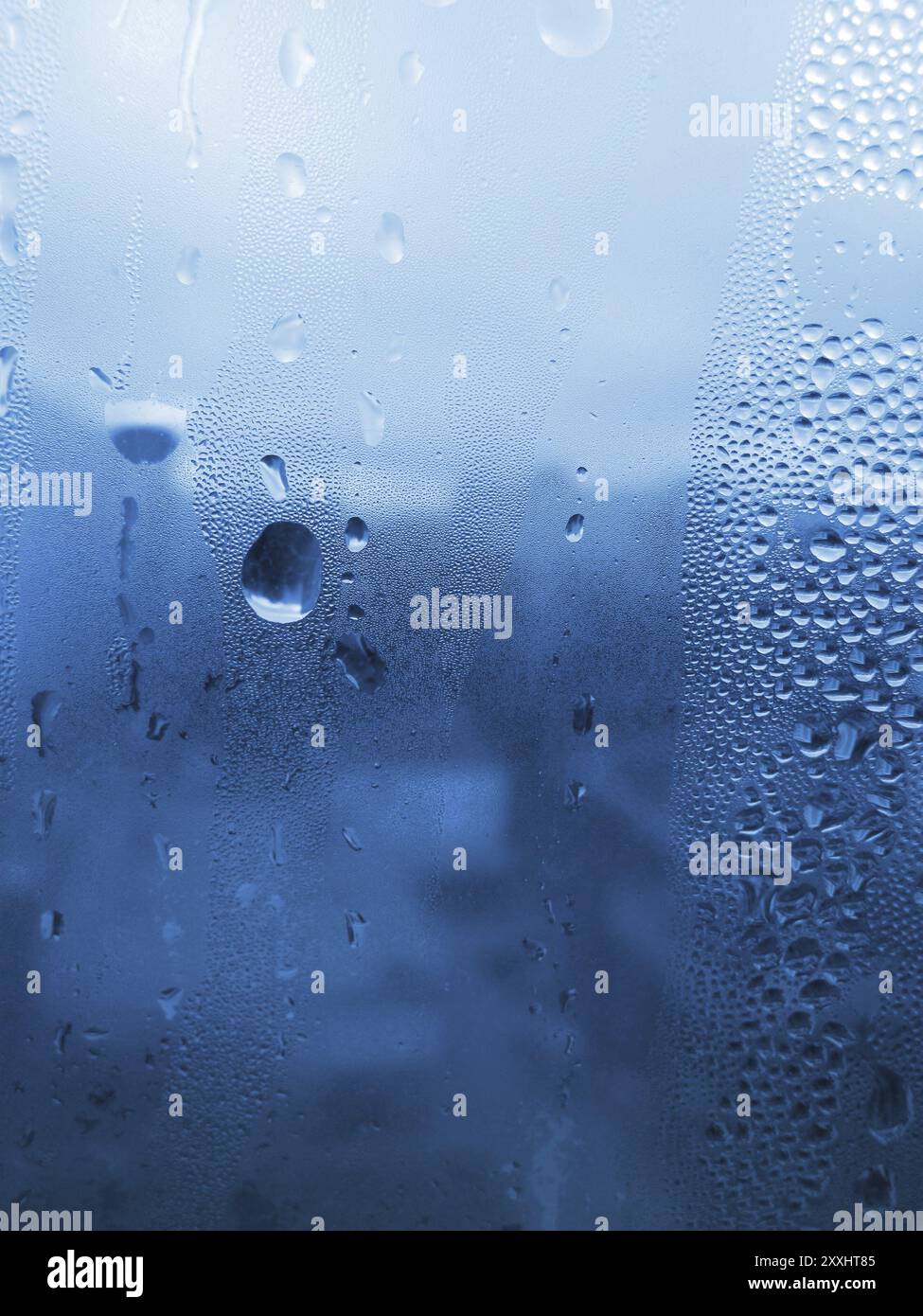 Blue natural water drop texture Stock Photo - Alamy