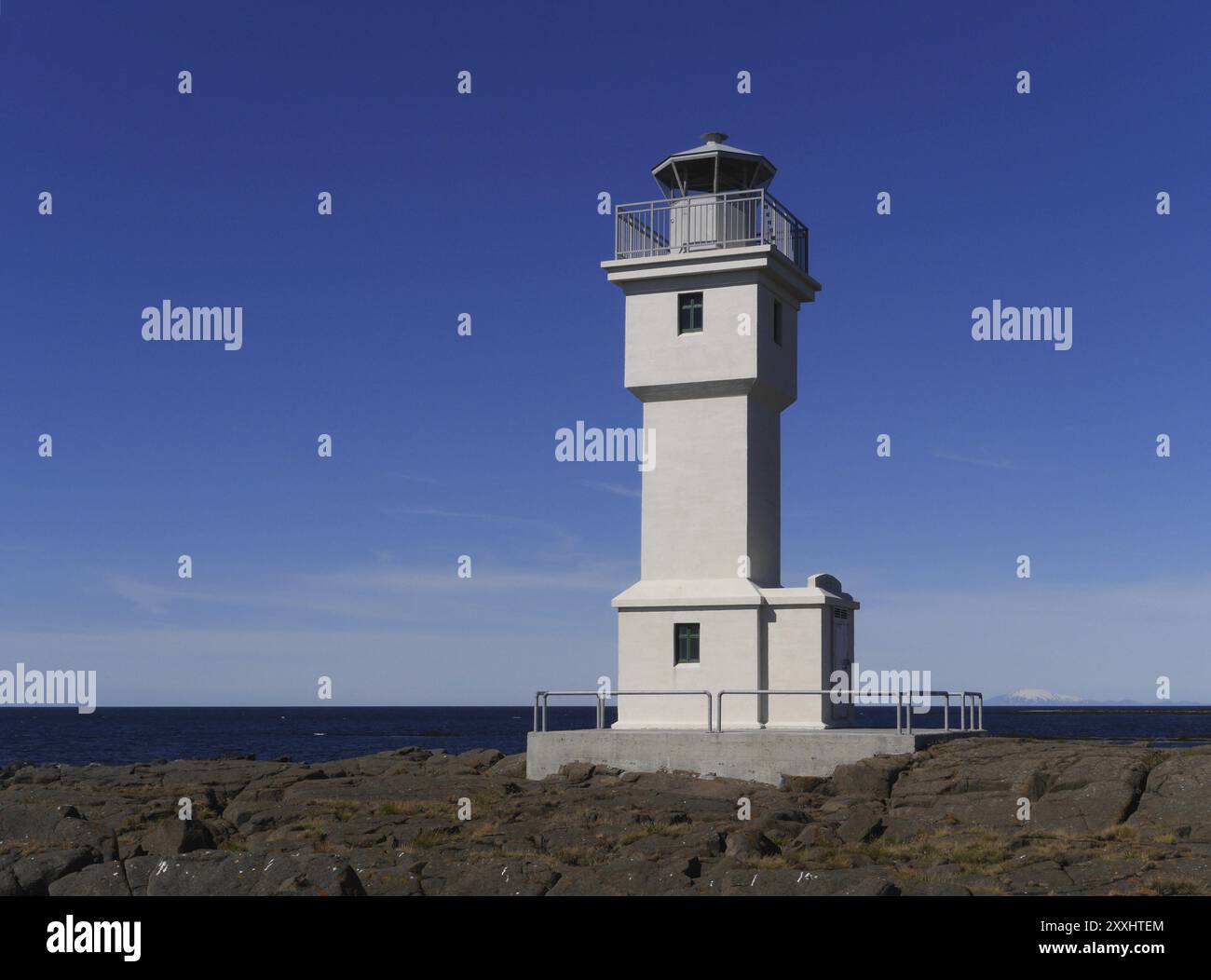 The old Akranes lighthouse on the west coast of Iceland Stock Photo - Alamy