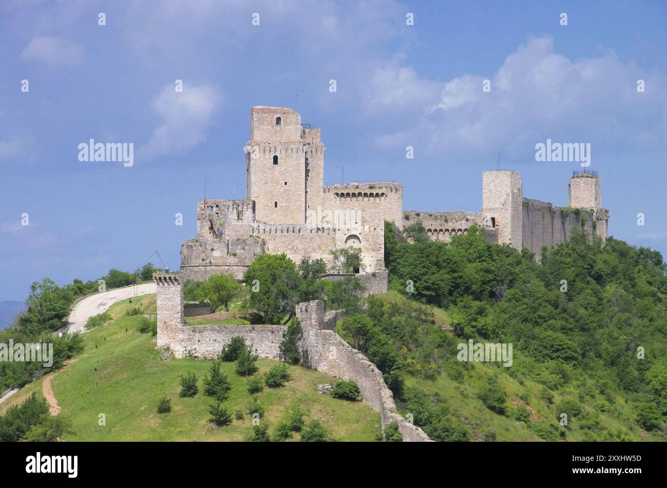 Assisi castle, Assisi castle 05 Stock Photo - Alamy