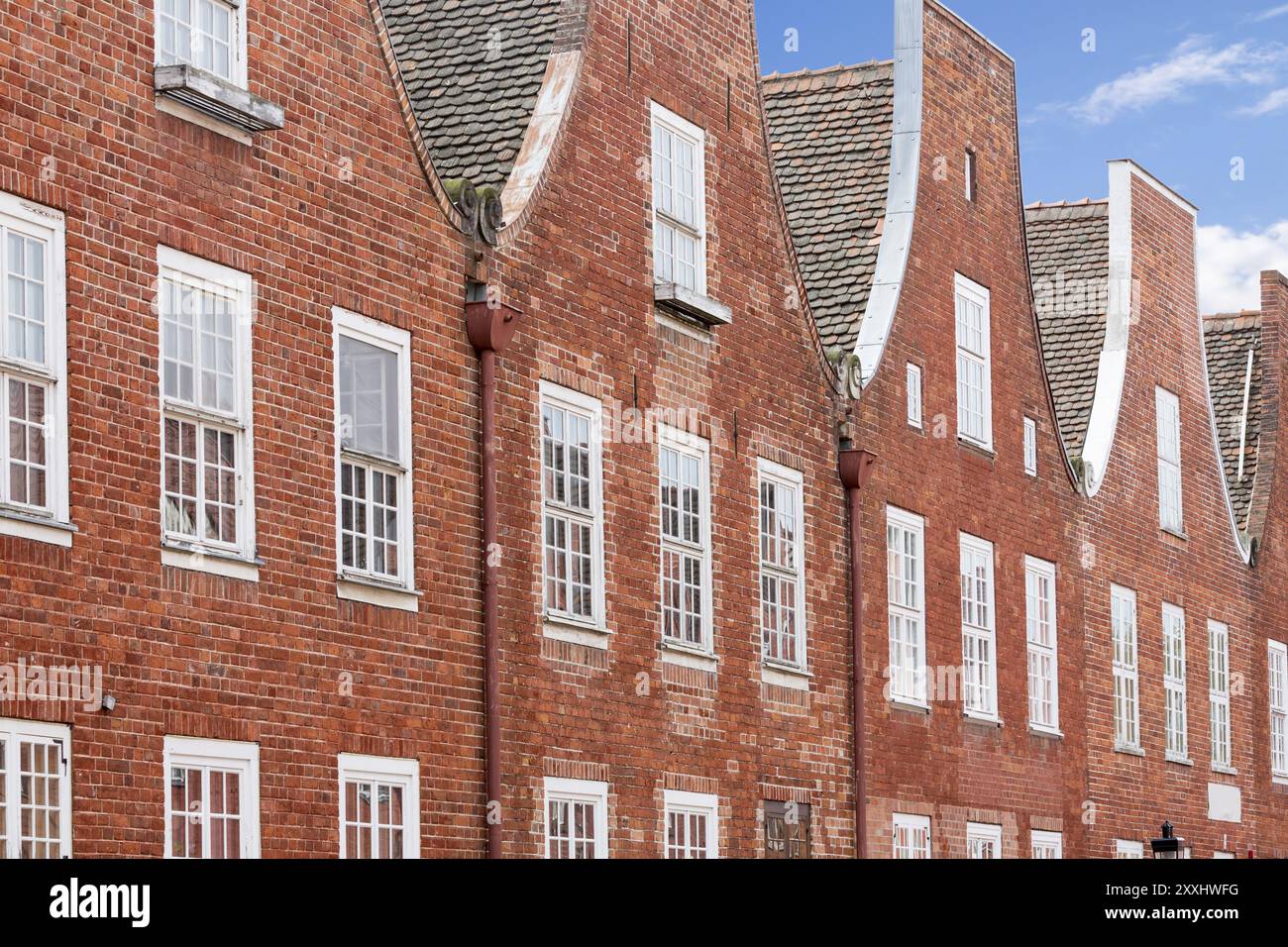 Brick facades, Dutch Stock Photo - Alamy